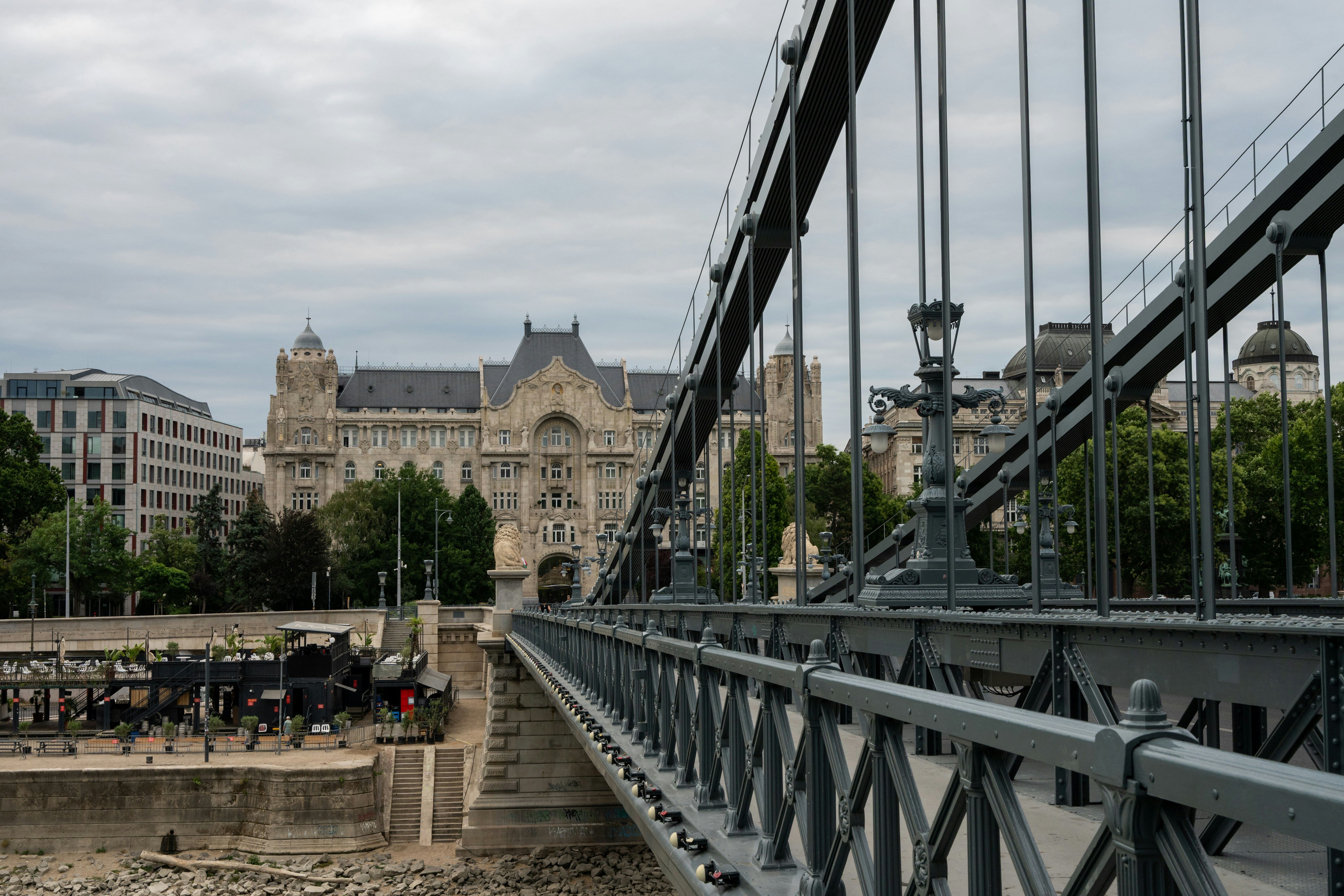 Bridge Lines to a Historic Facade