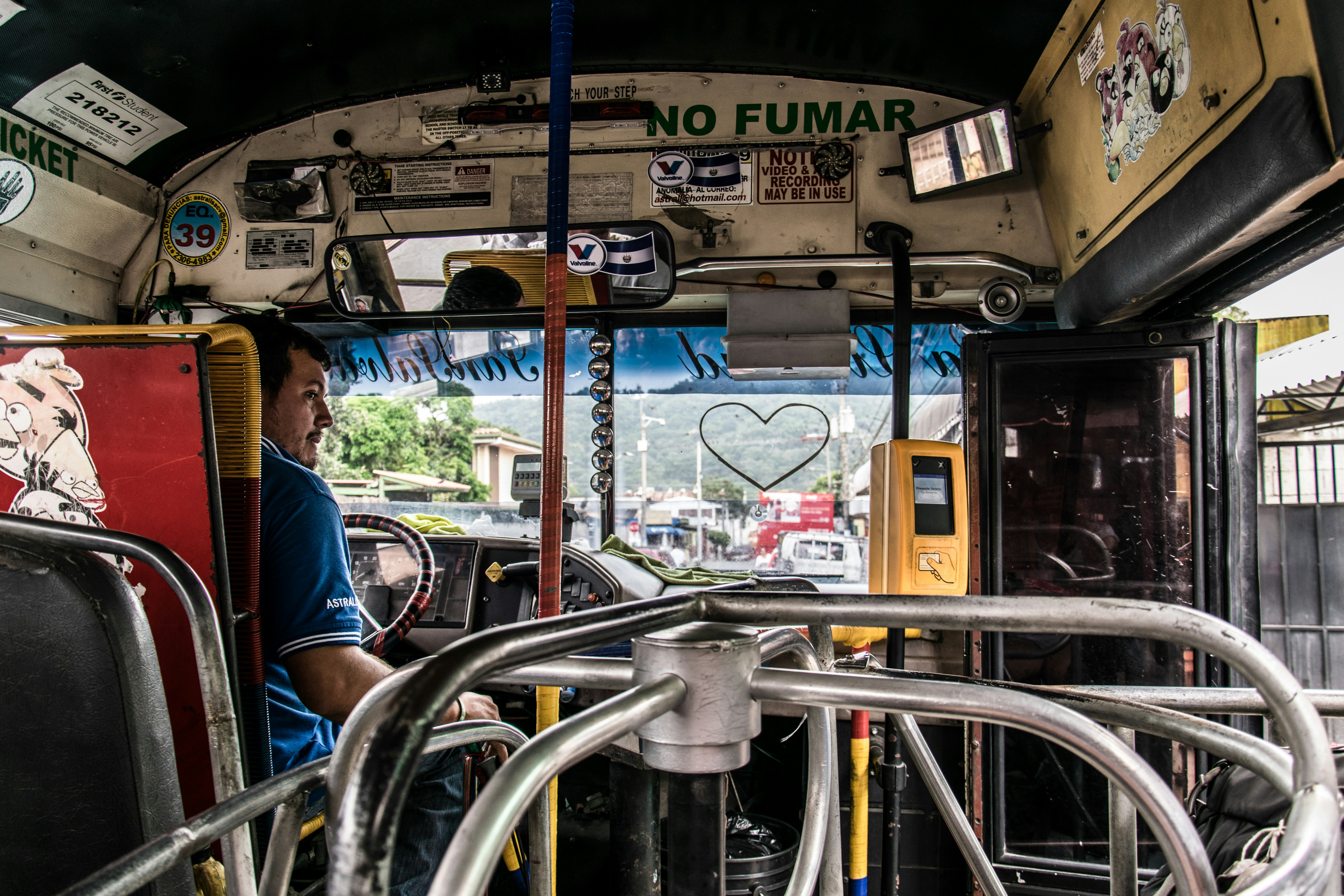 Front-Seat View: Driver, Traffic, and Heartbeat of the City