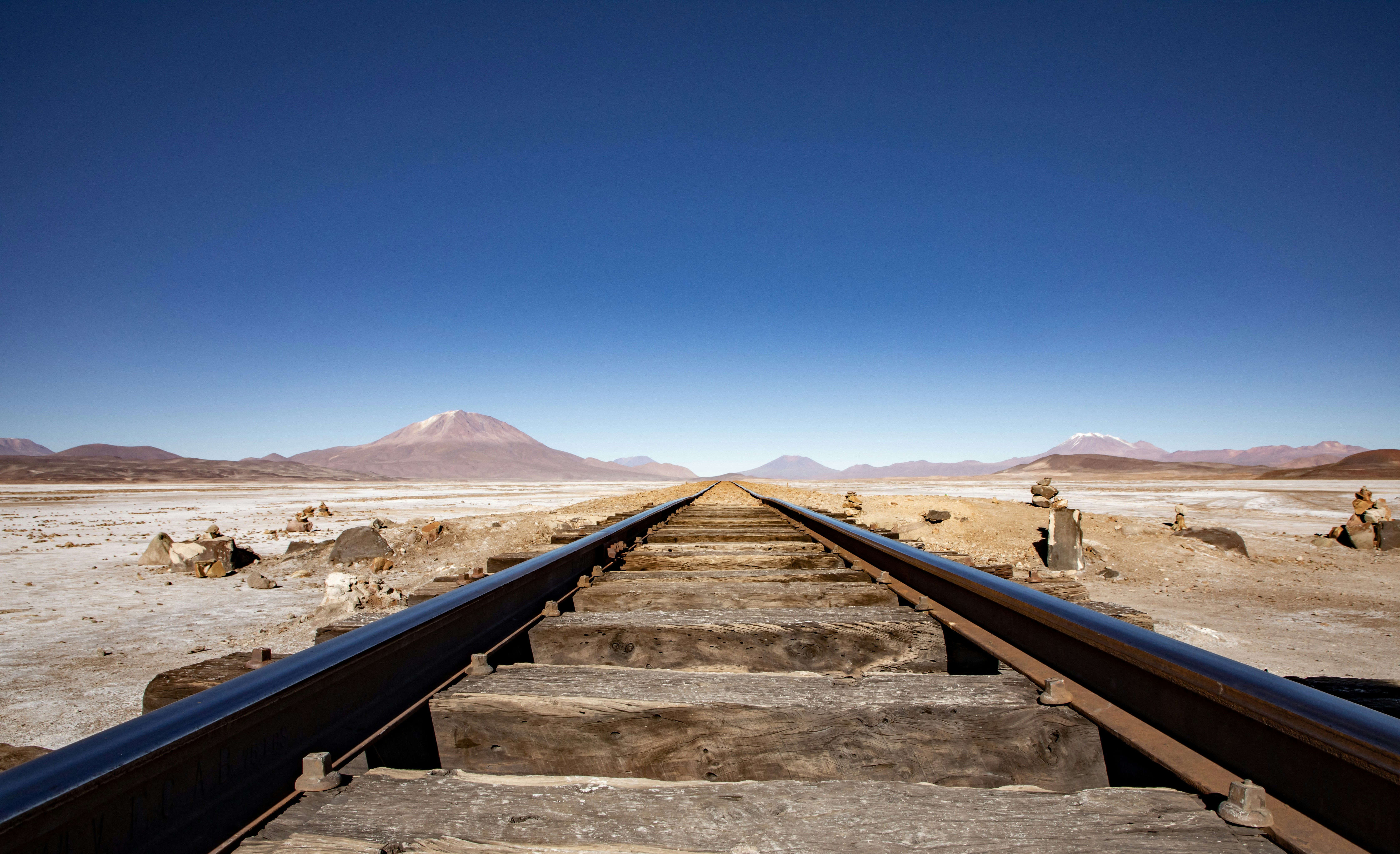 Rails to Distant Mountains: A Desert Rail Cut Through Time