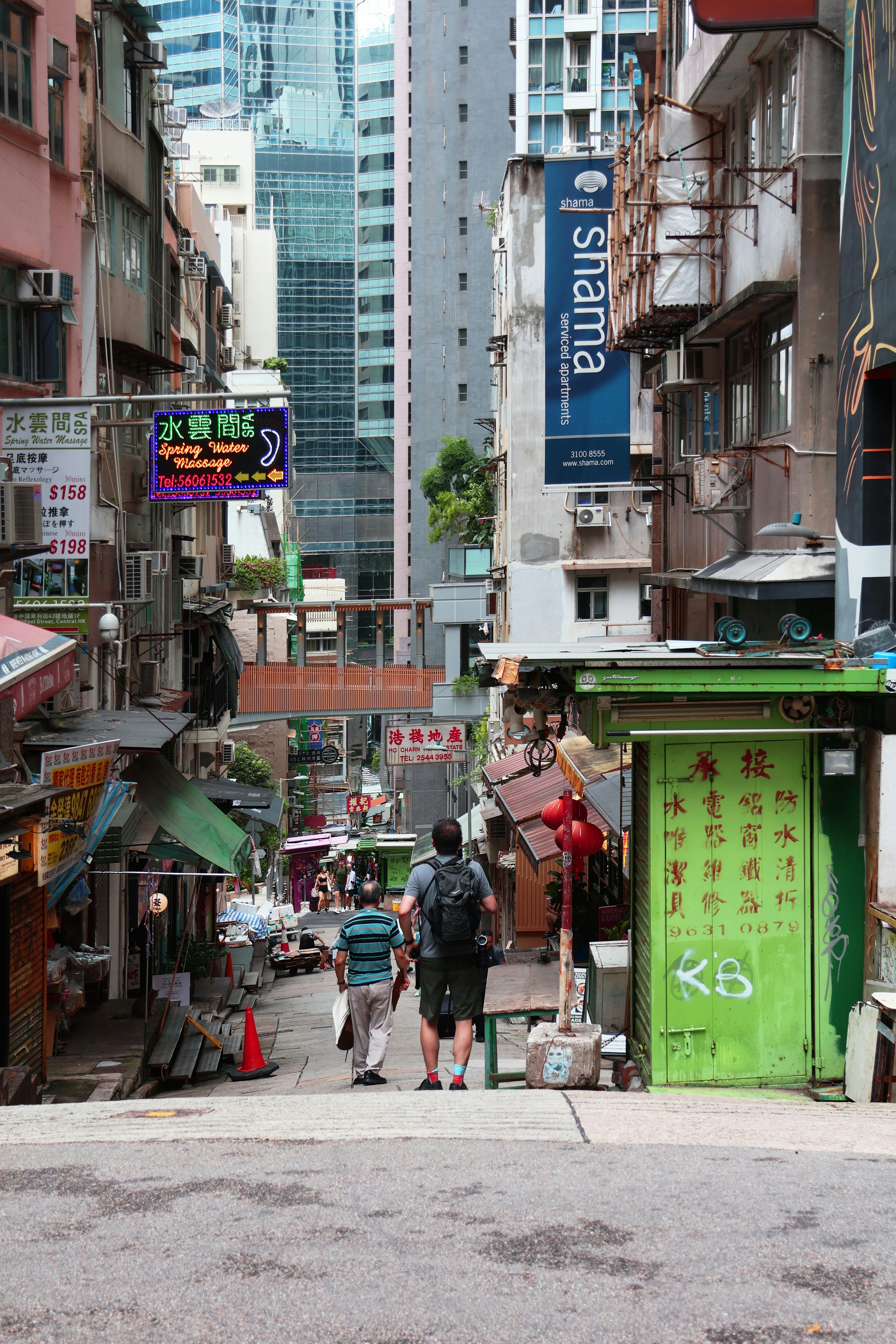 Urban Descent: A Quiet Duo Amid the Alleyways