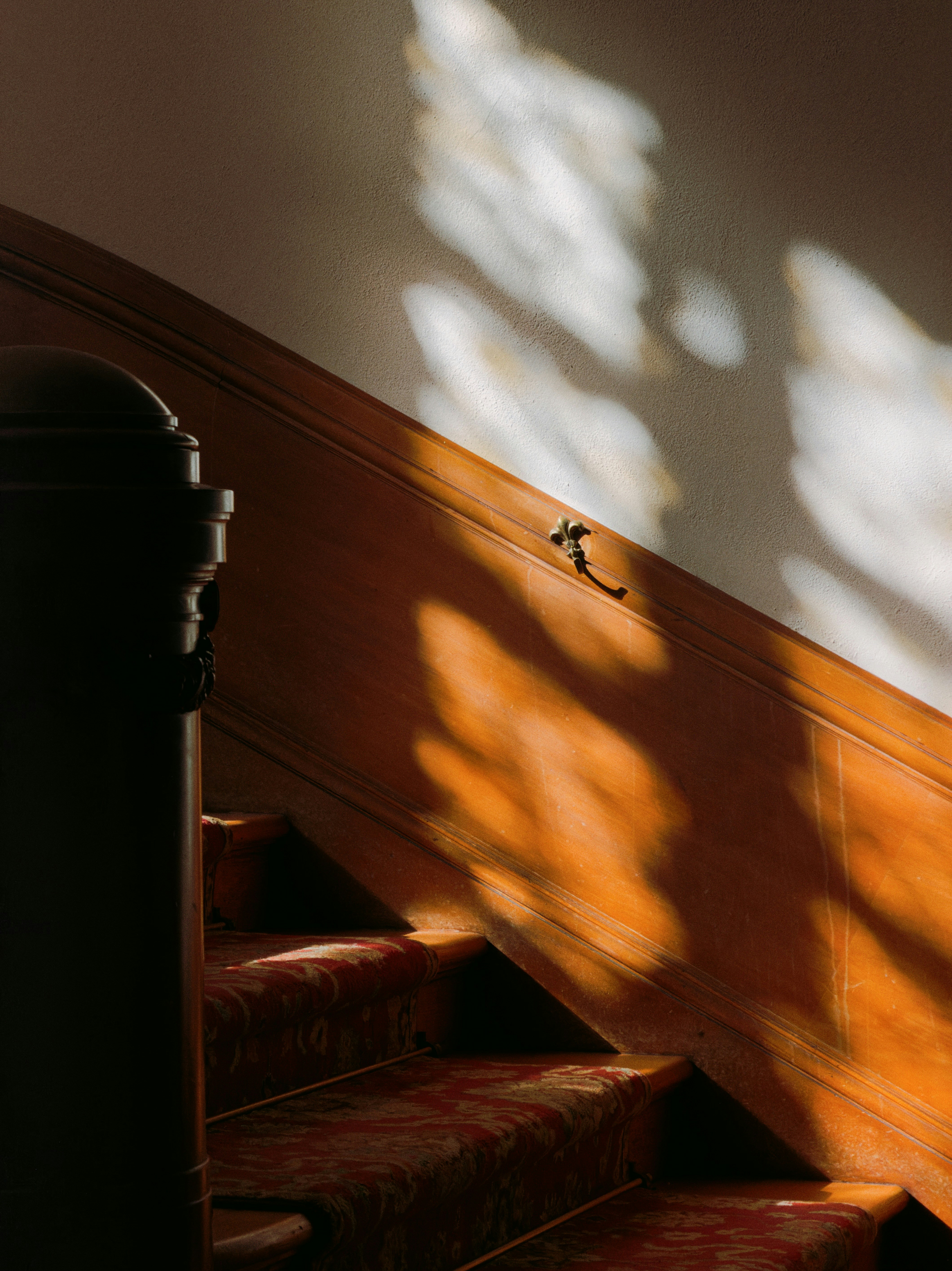 Sunlit Shadowsteps: A Staircase Choir of Light