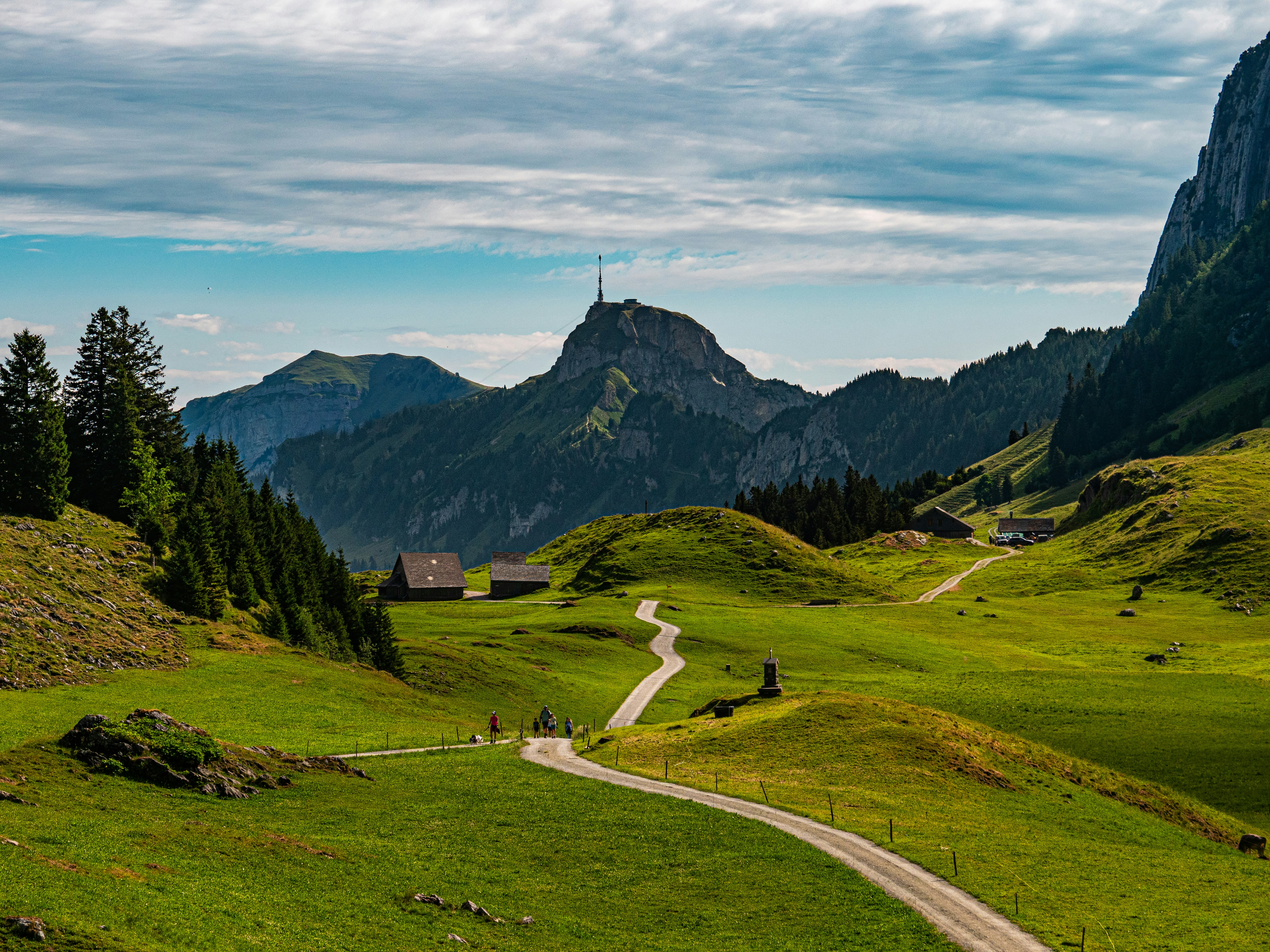 Valley Path Winding Toward the Summit