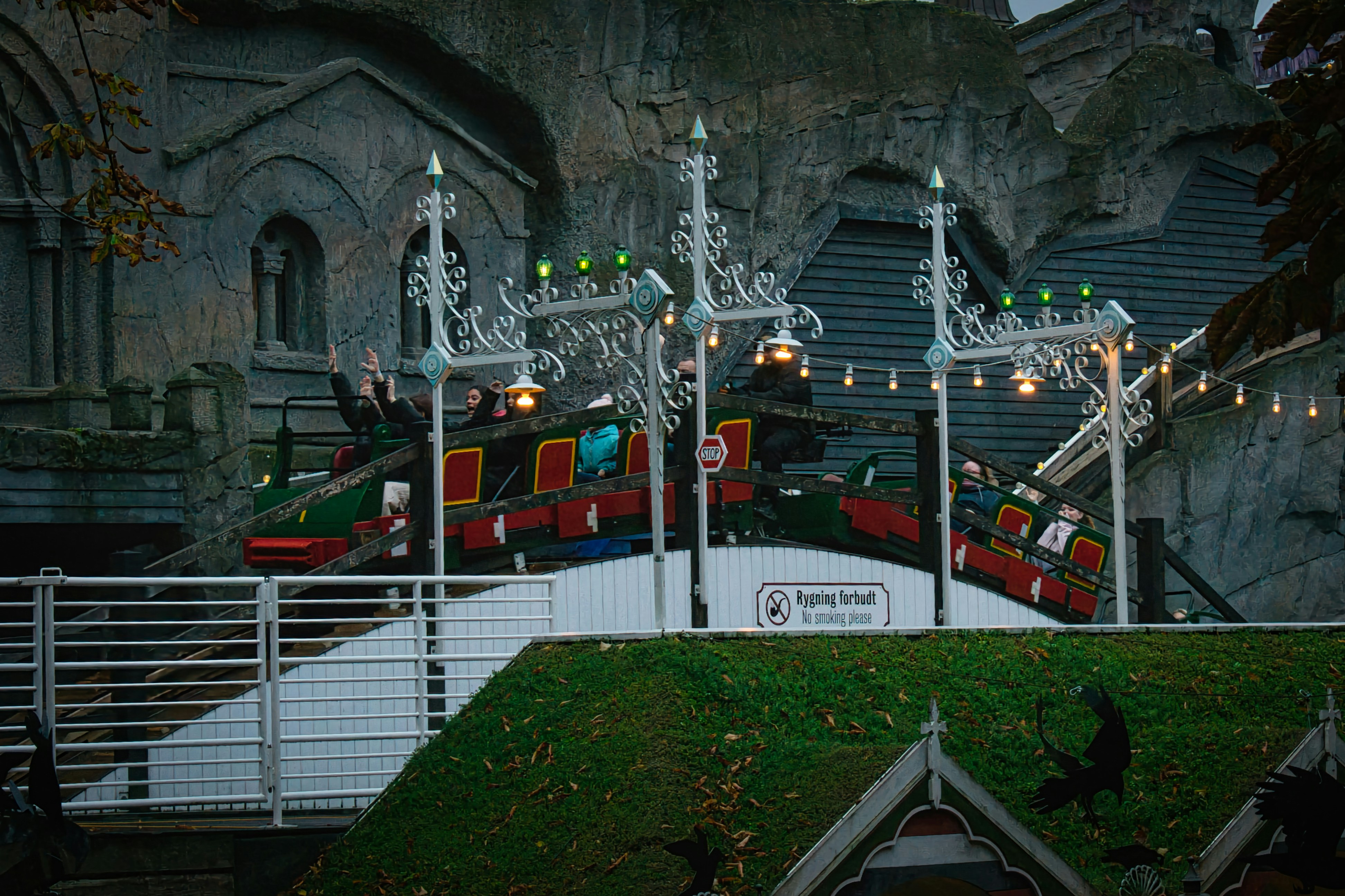 Wheeled Whimsy at Twilight: A Carousel in the Quarry