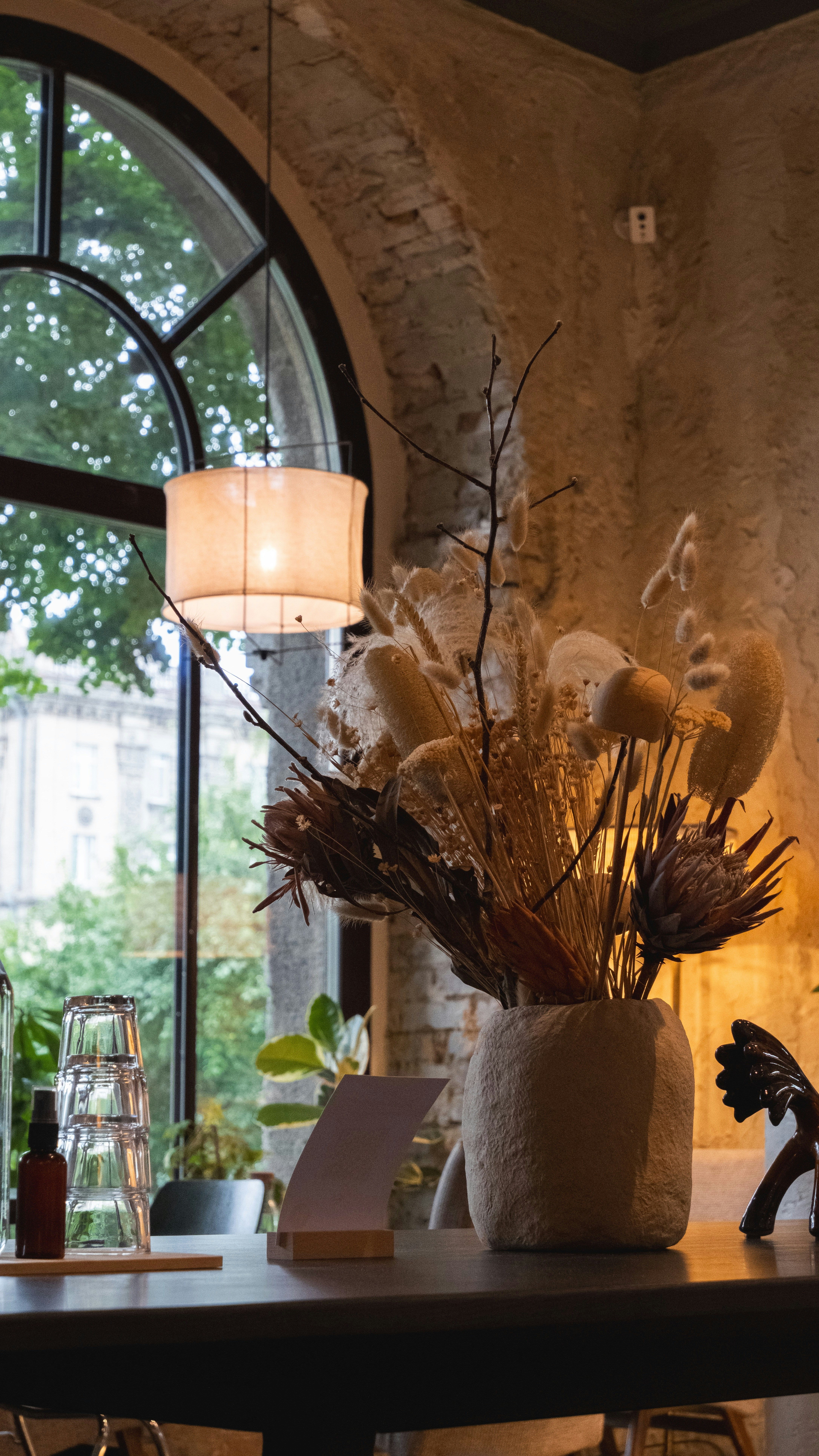 Amber Arrangement in a Stone-Walled Haven