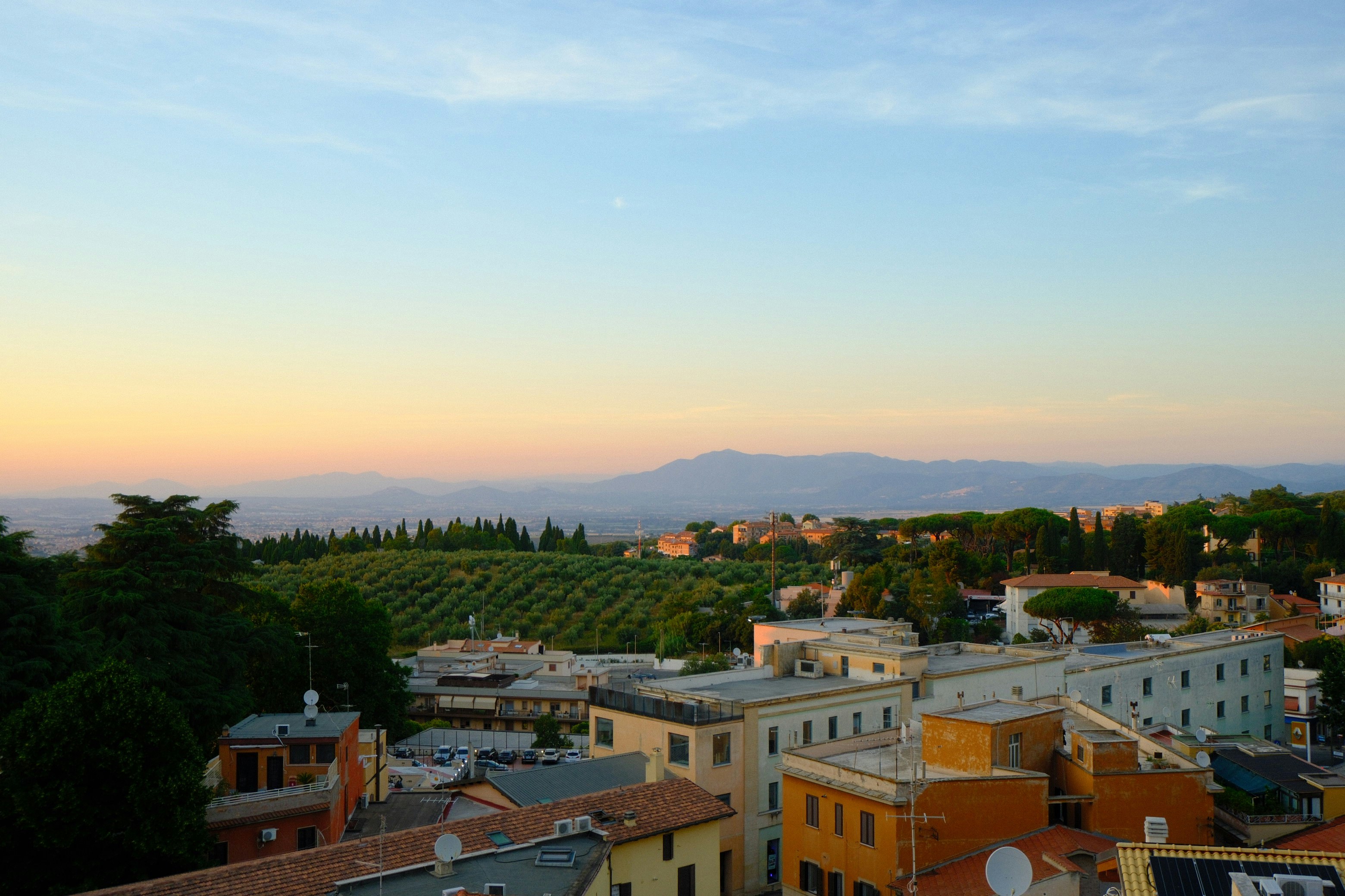 Sunset Over the Terracotta Rooftops