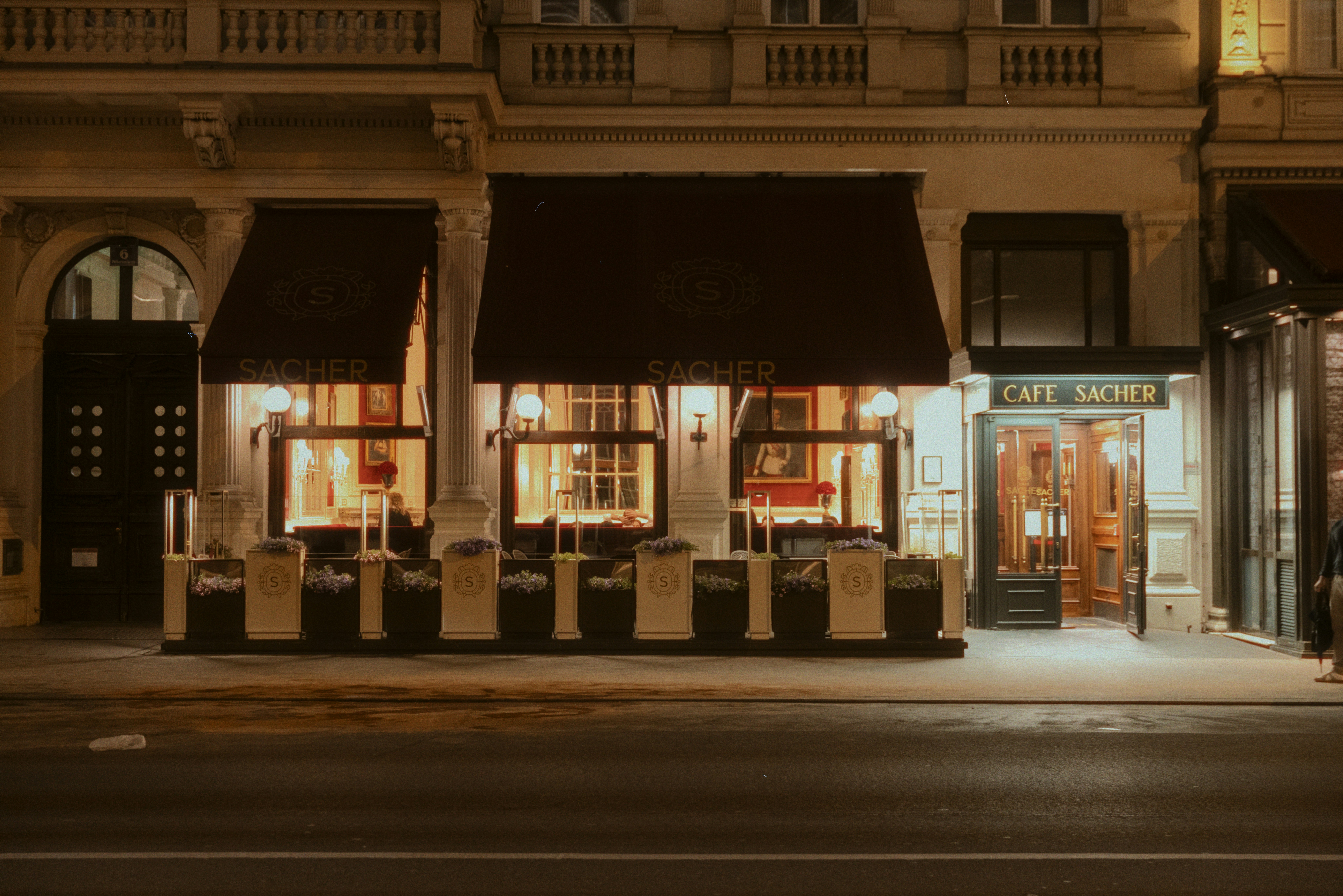 Warm Glows on a Parisian Night Balcony