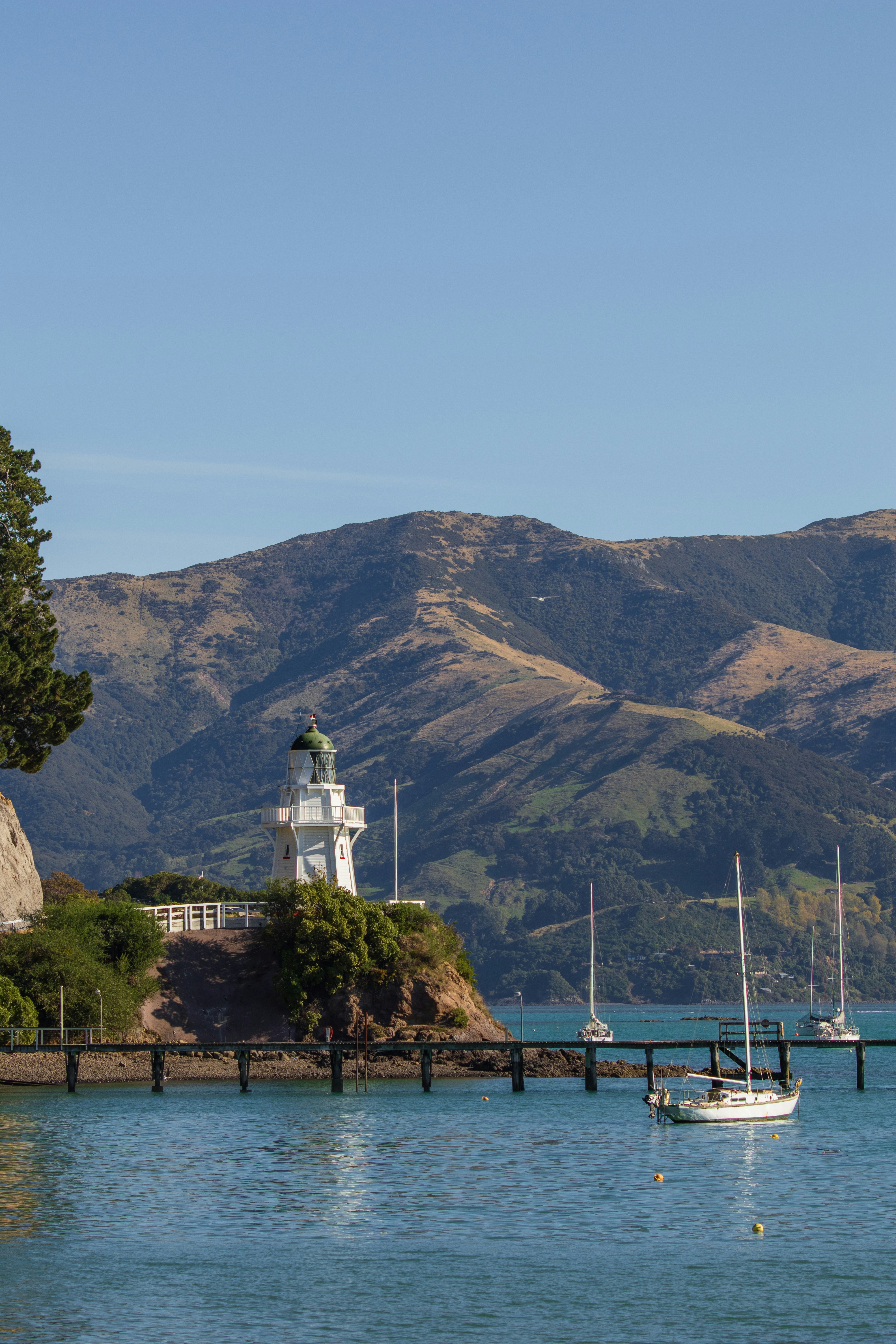Lighthouse at the Edge of Blue Hills