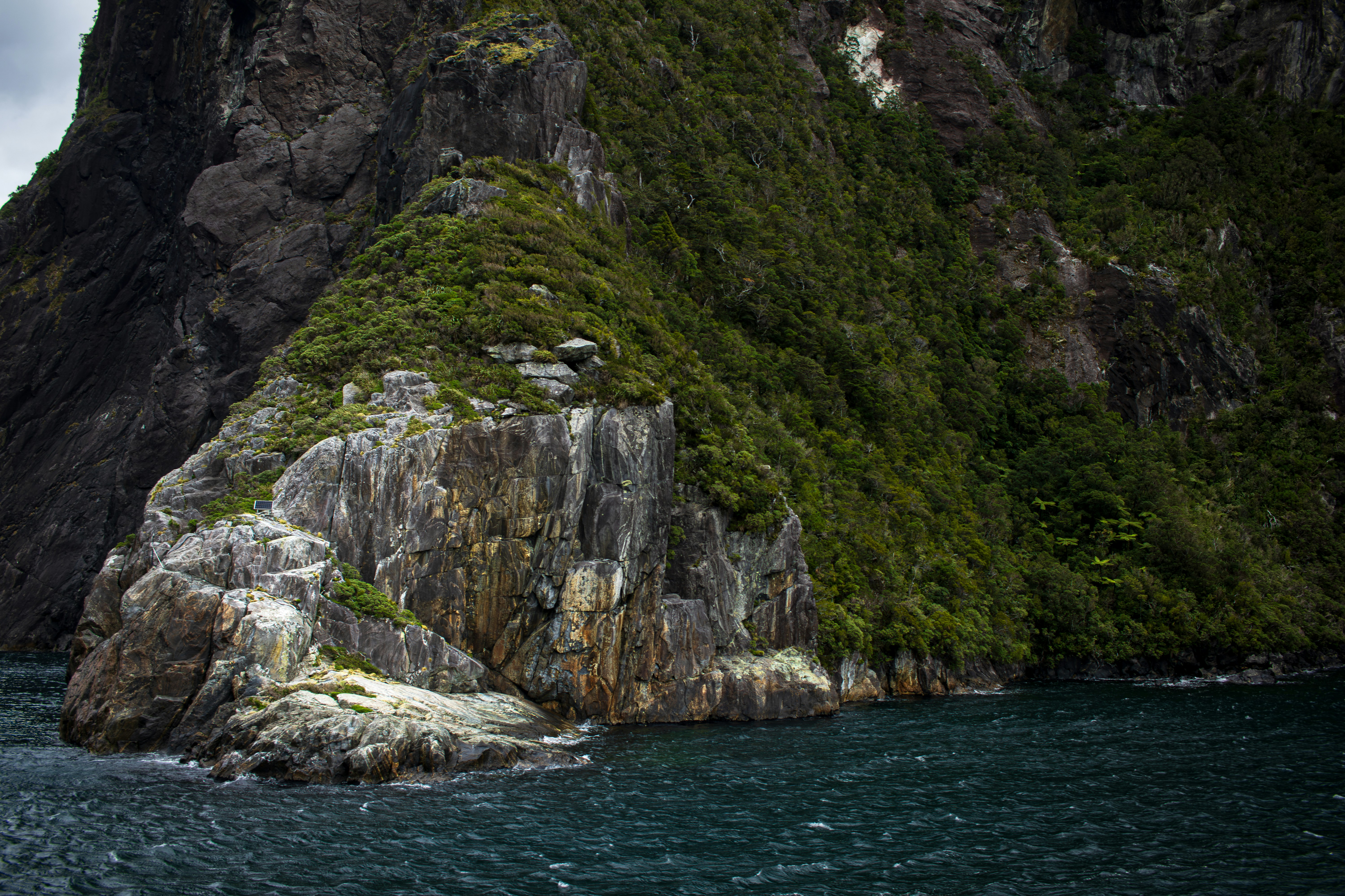 Limestone Outcrop Embraced by Emerald Sea