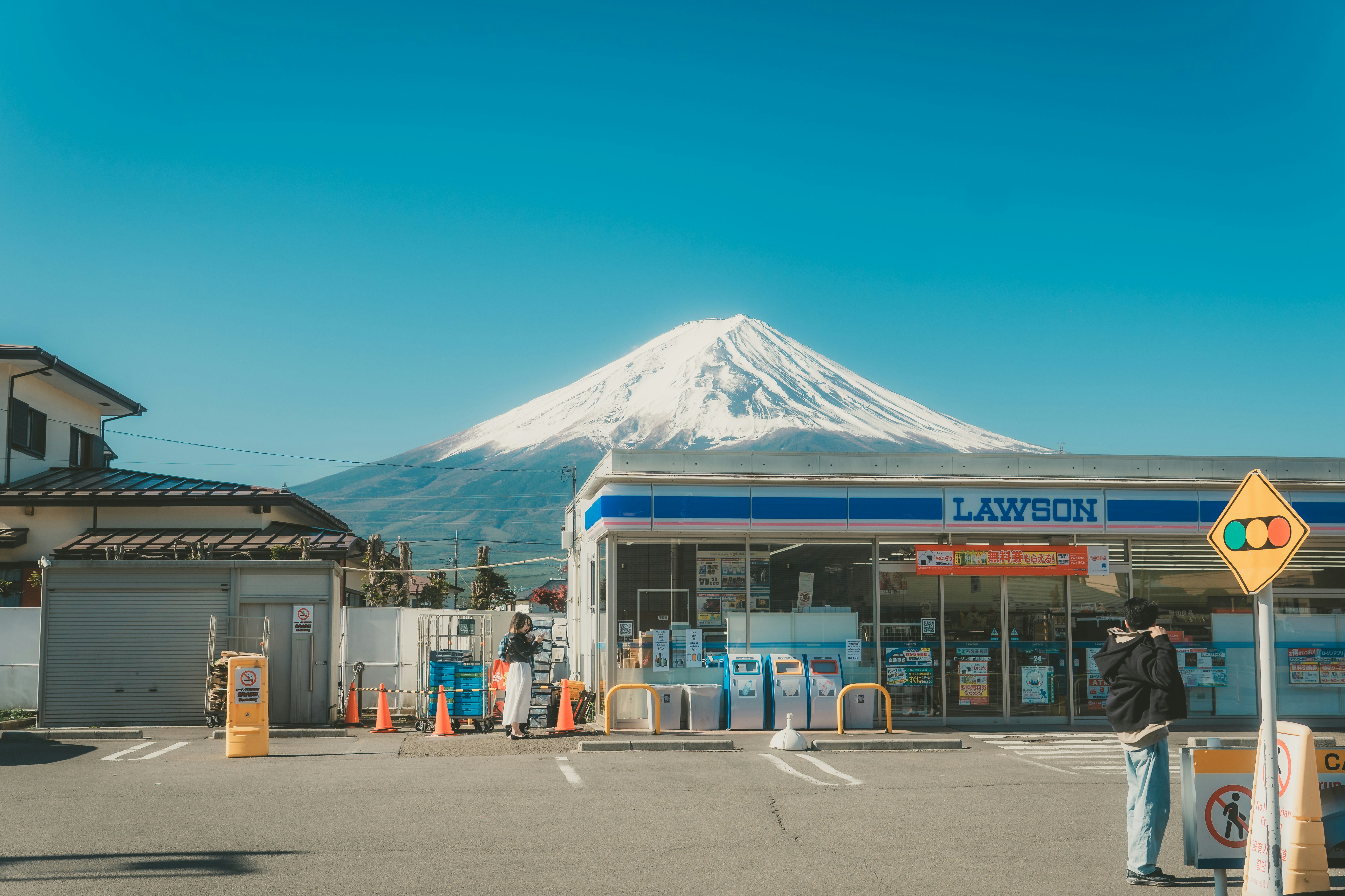 Lawson at the Foot of a Snow-Capped Peak