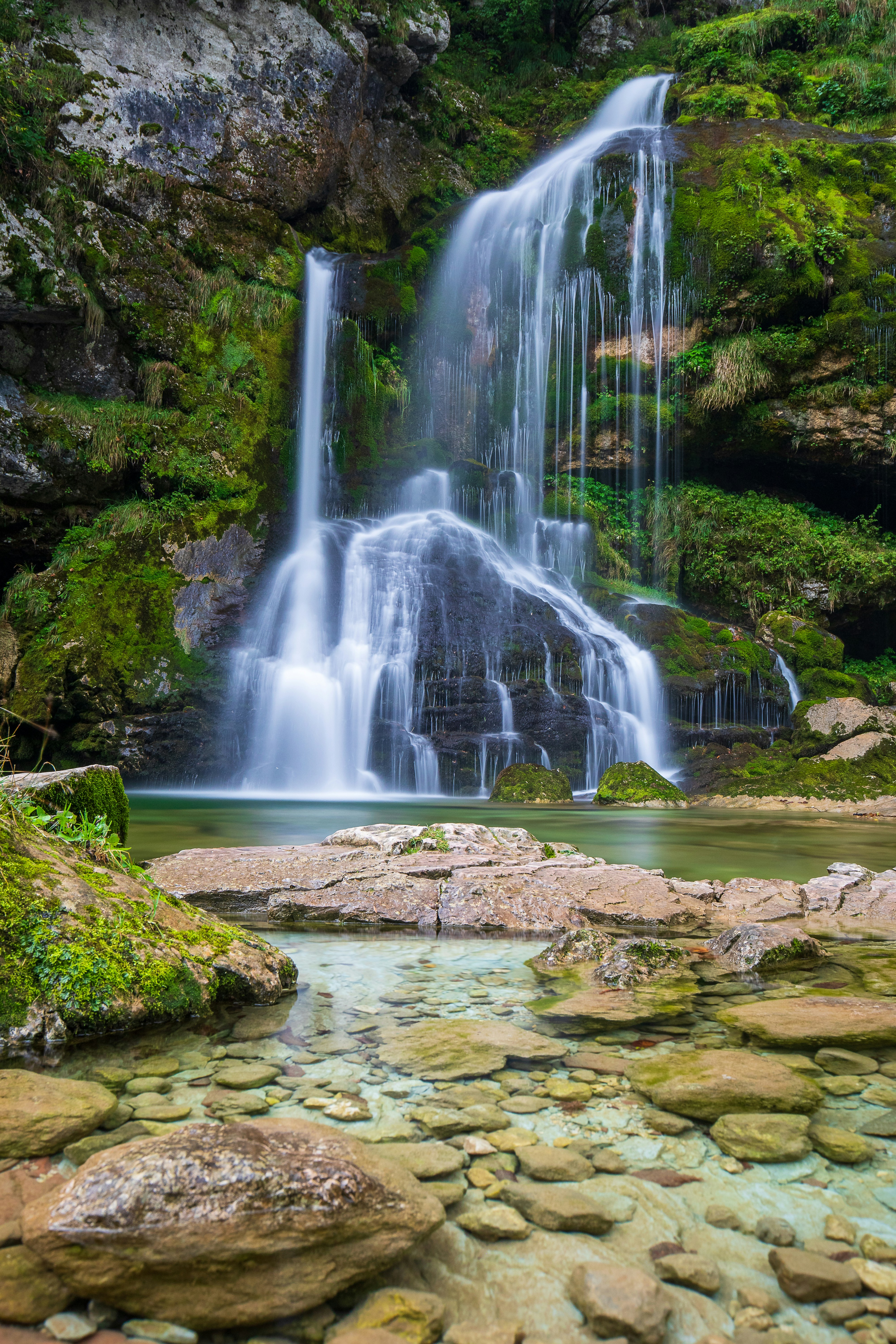 Moss-Trimmed Cascade: A Velvet Theatrical in a Quiet Glen