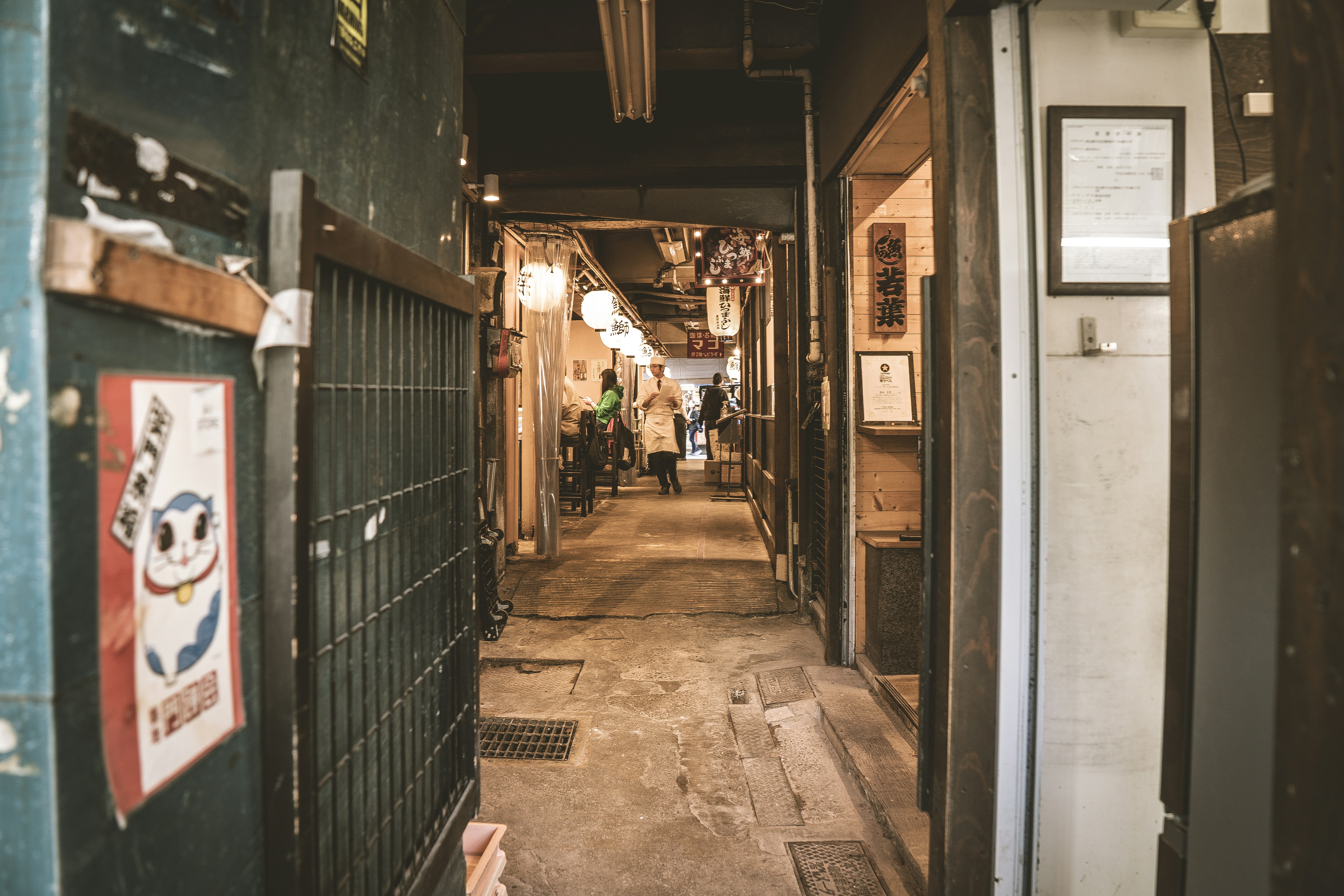 Laneway Lights: A Quiet Corridor Between Shops