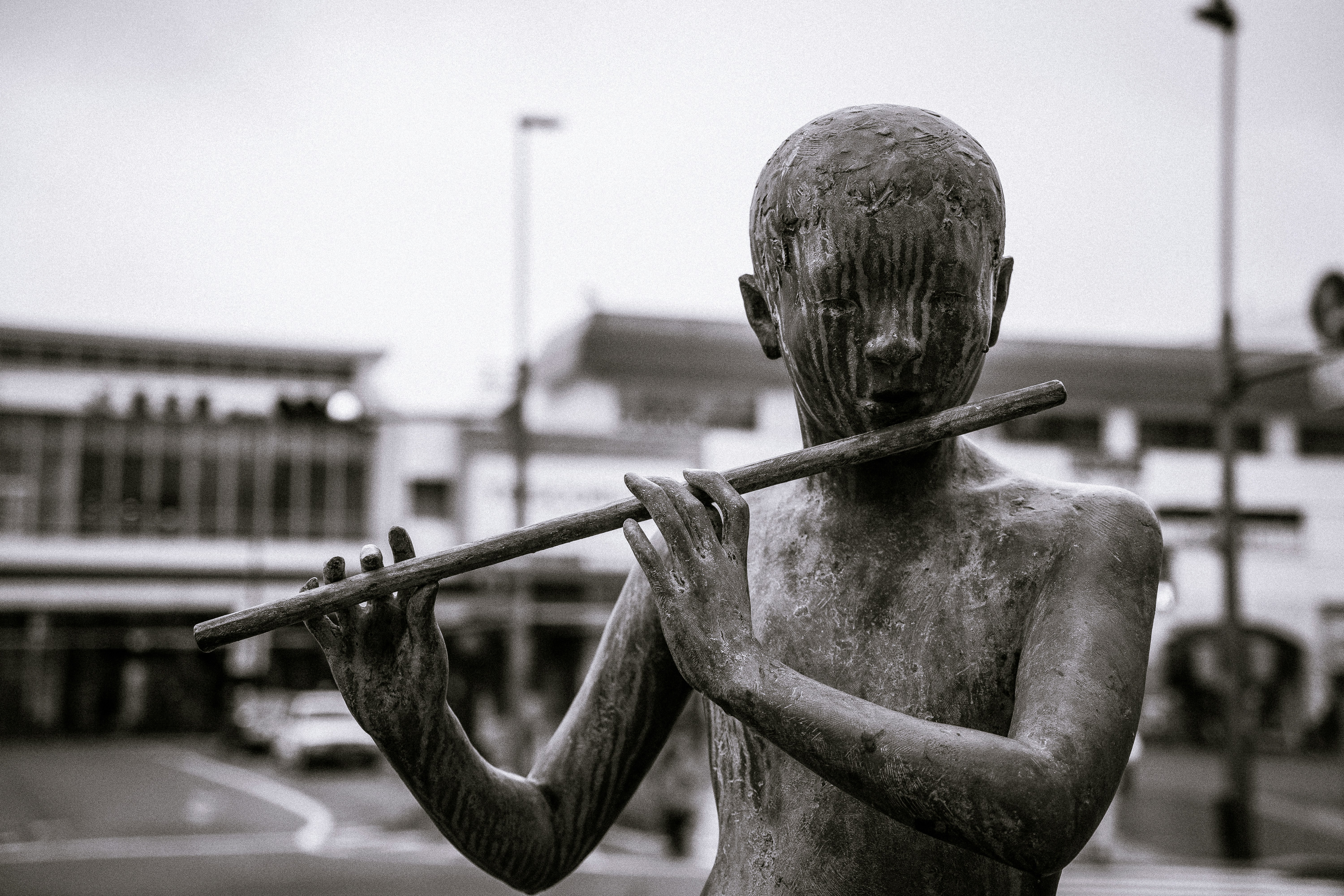 Muted Melodies from a Marble Flute