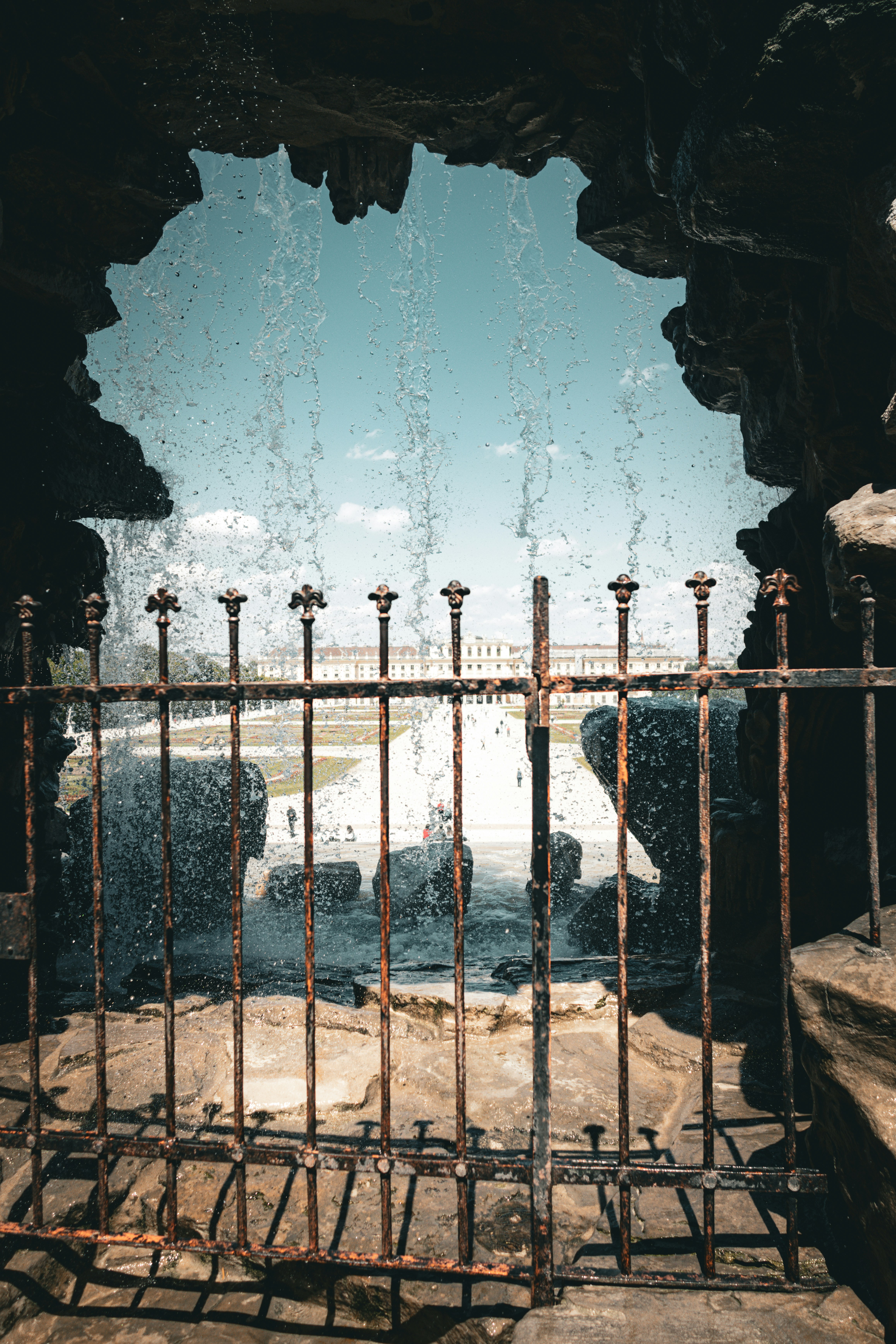 Sea-salted View Through a Weathered Gate