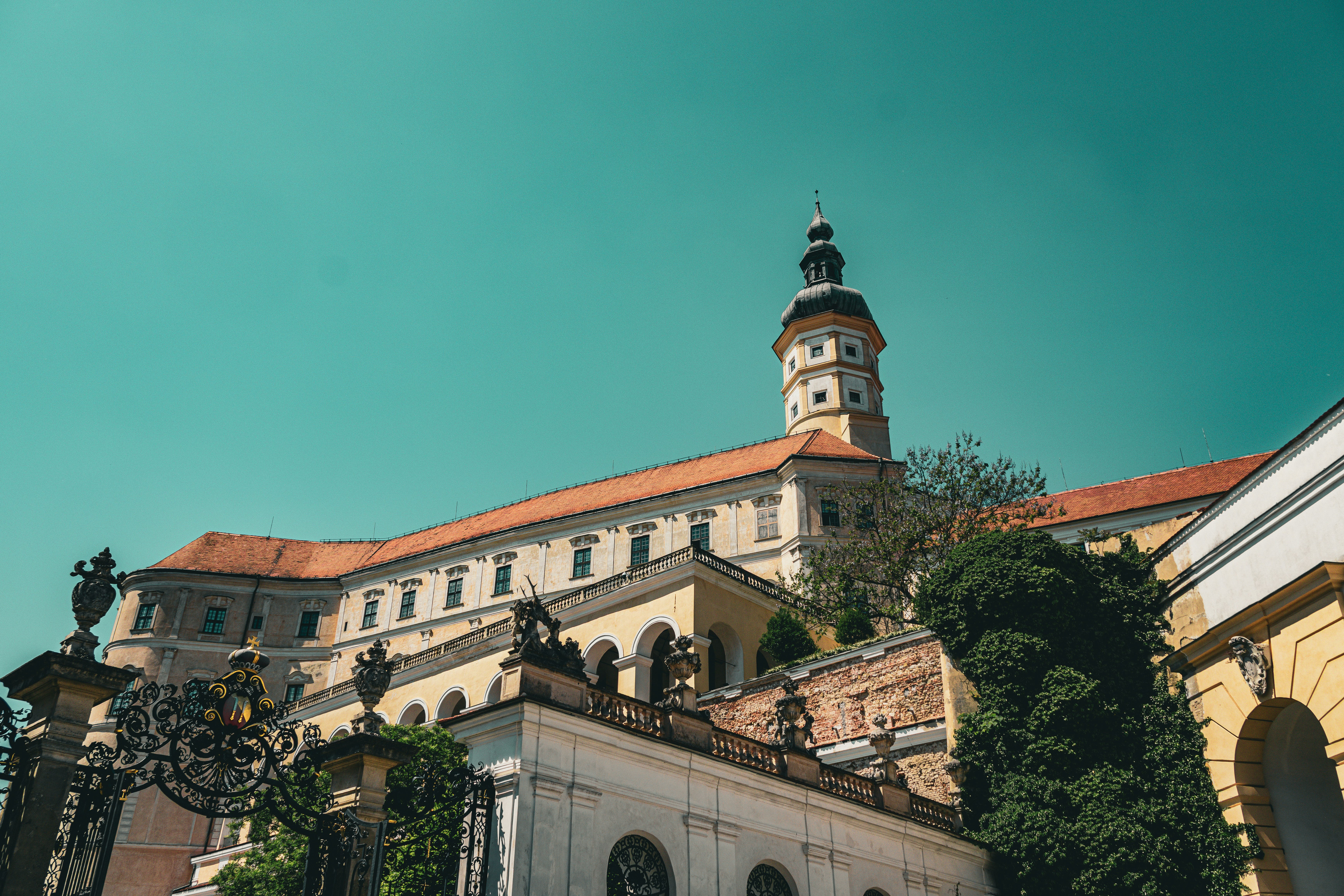 Clocktower Overlook: A Baroque Campus of Light