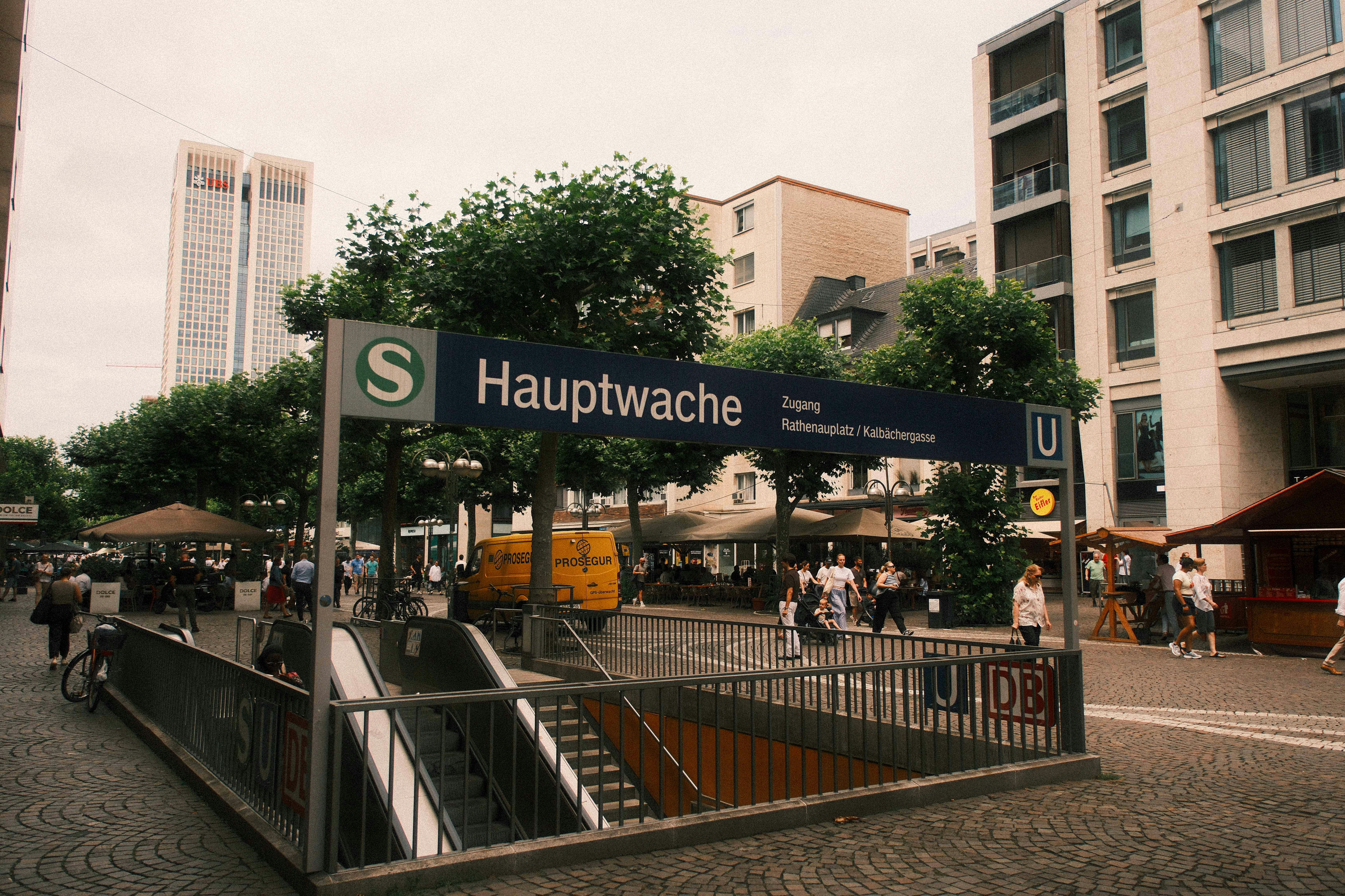 Subway Entrance in the Heart of Münsterland Square