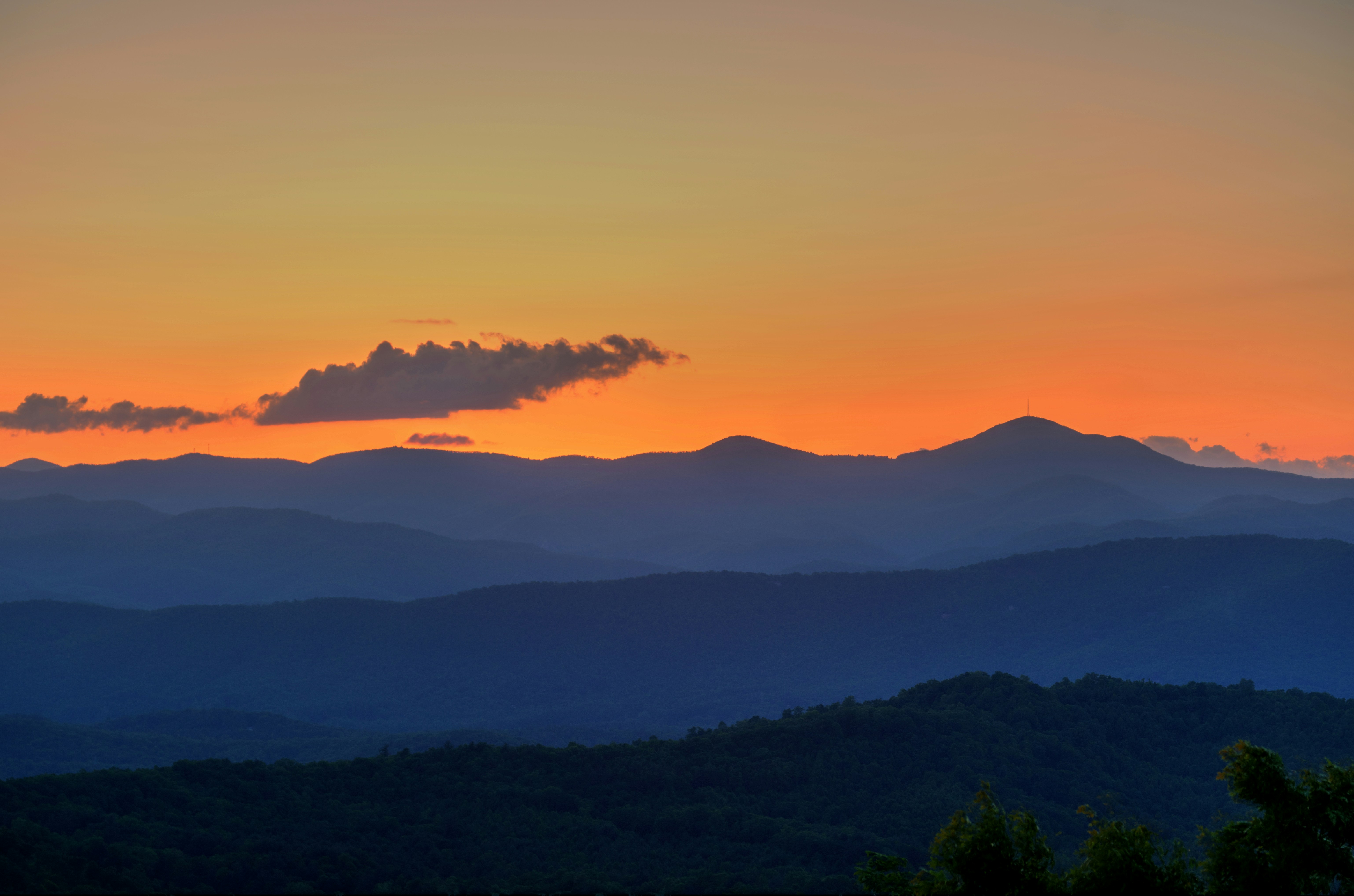 Dawn Over Quiet Ridges: Layers of Light