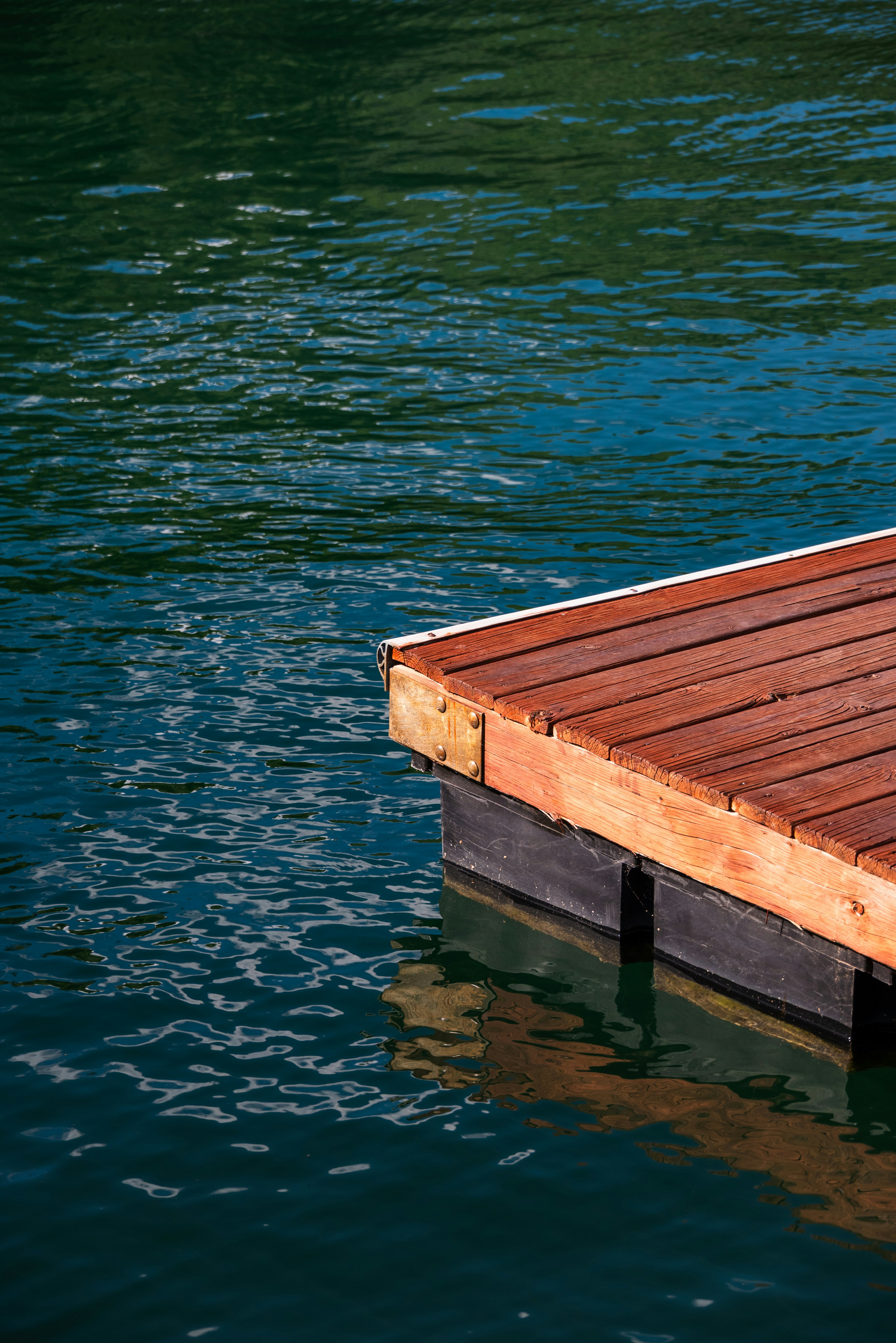Late Day Docks: A Sliver of Wood and Water