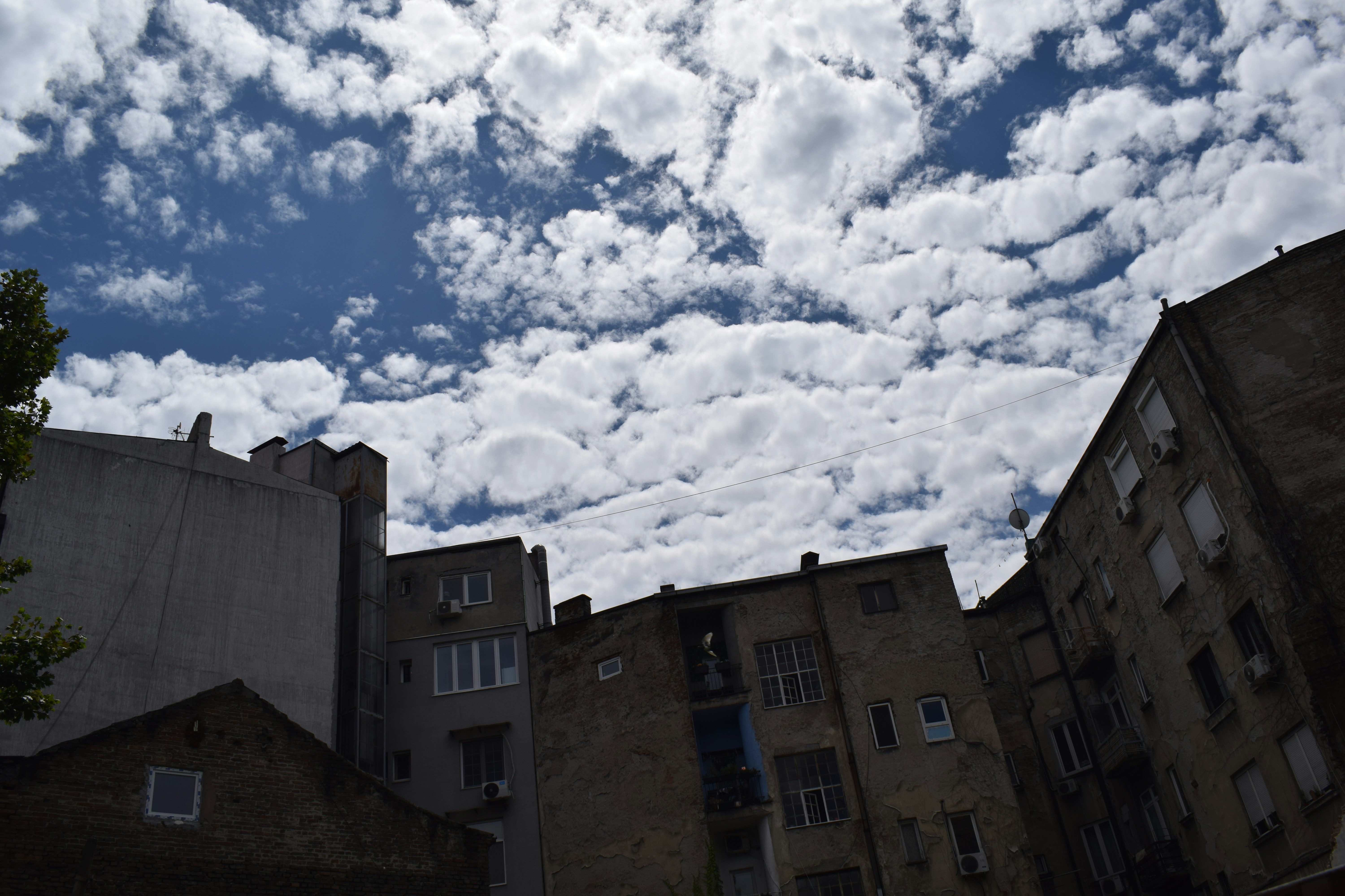 Sky Above the Urban Silhouette