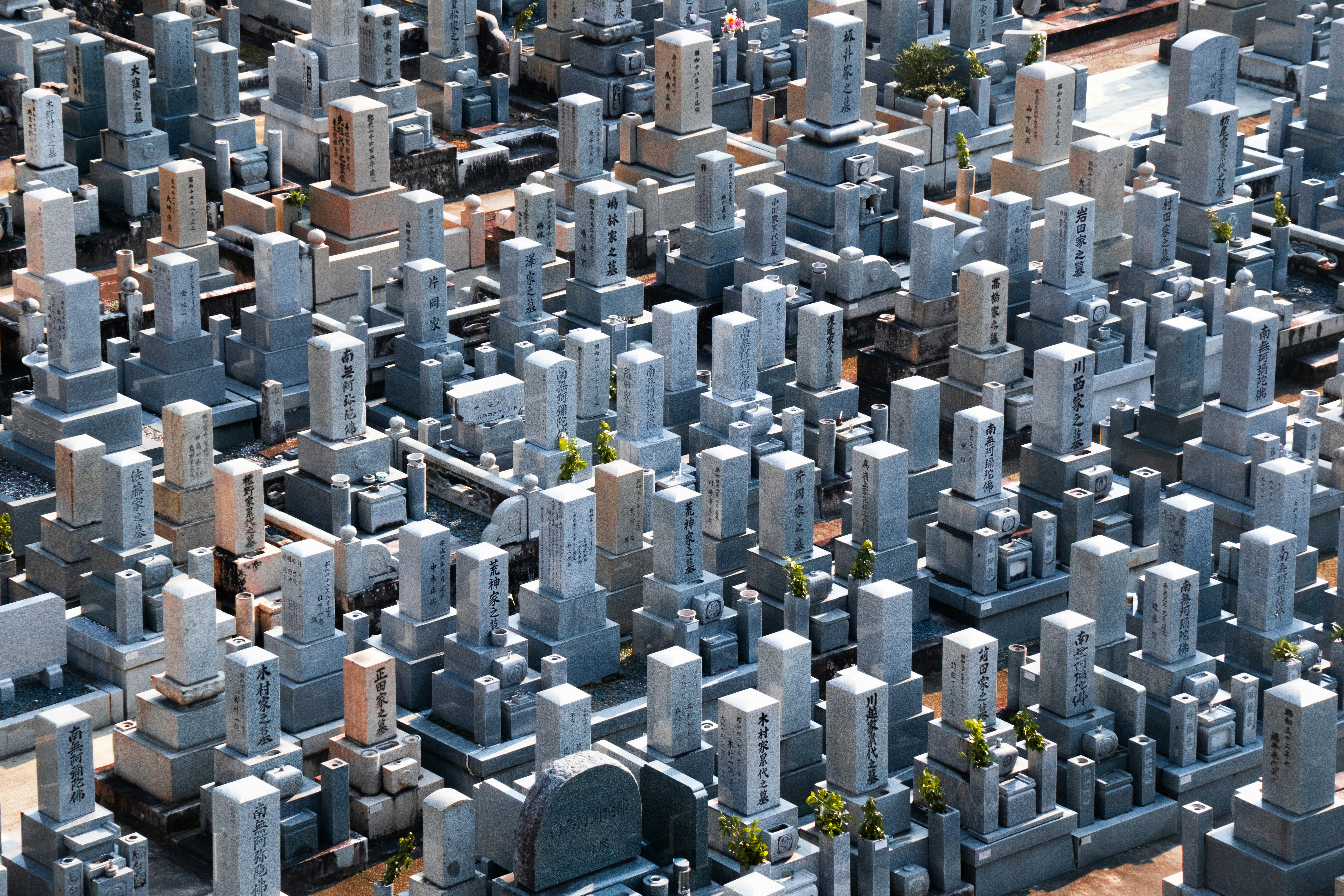 A Sea of Stones: A Cemetery Mosaic of Upright Monuments