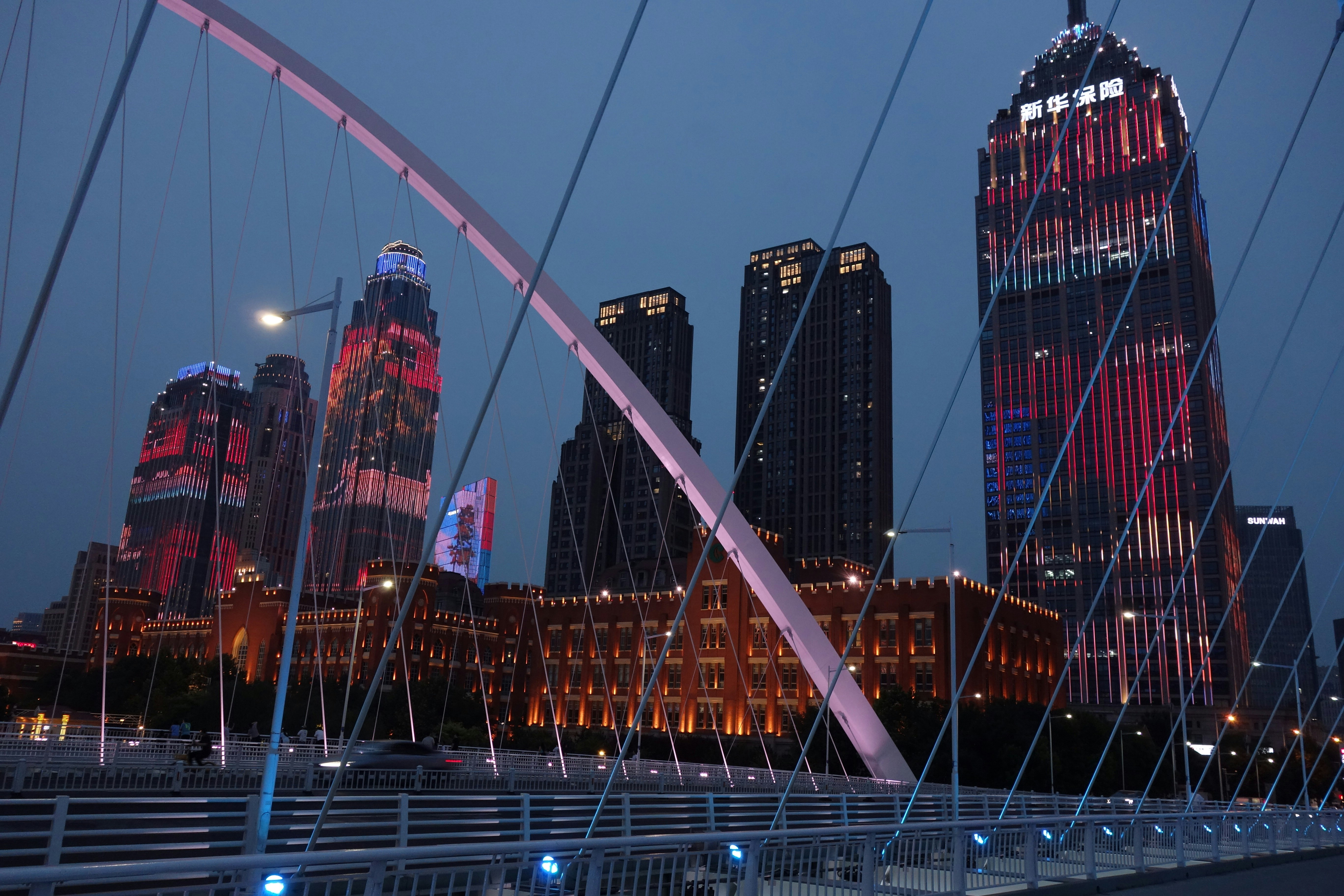 City of Light Under Cable Strands