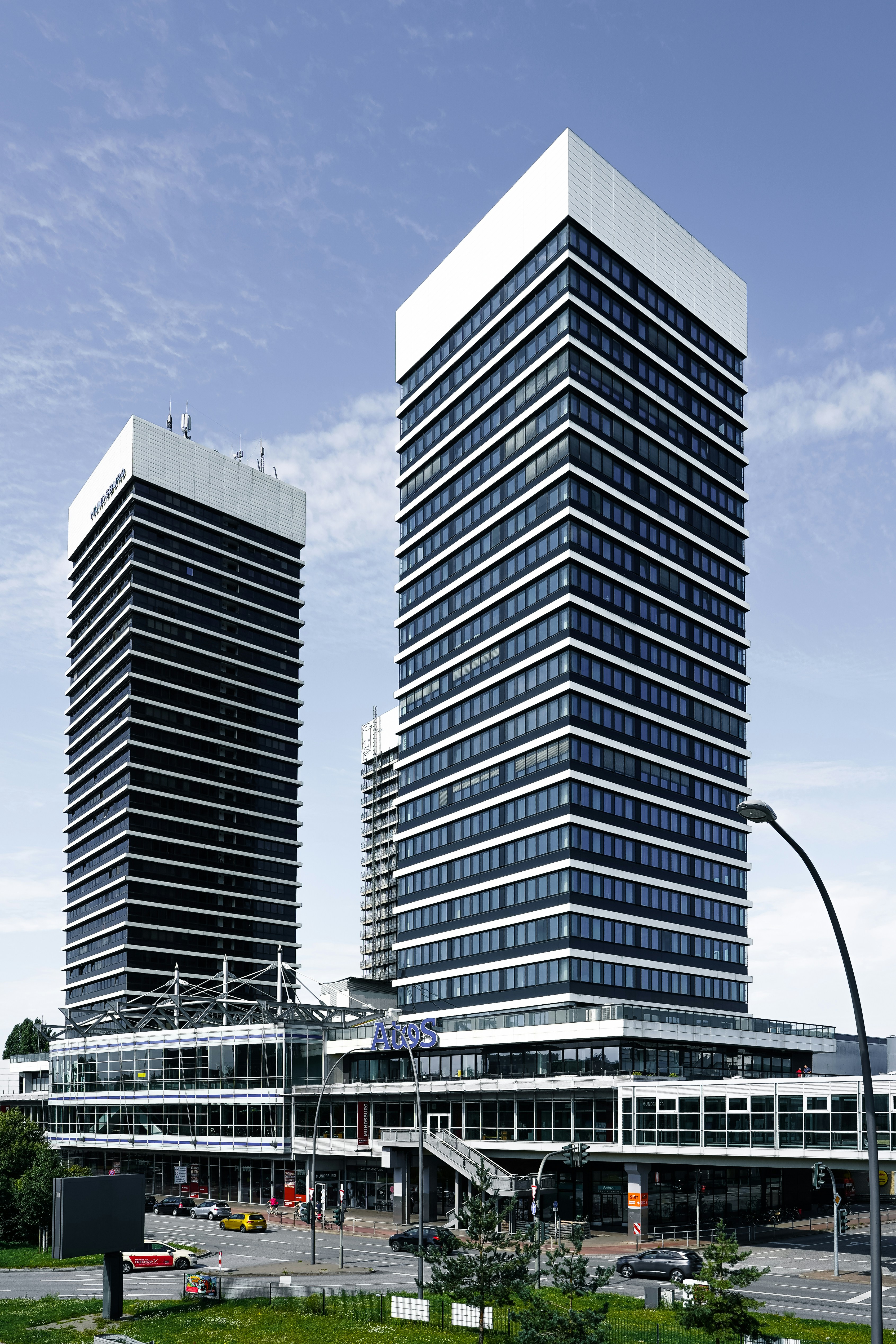 Twin Towers Ascend: A Modern City Edge