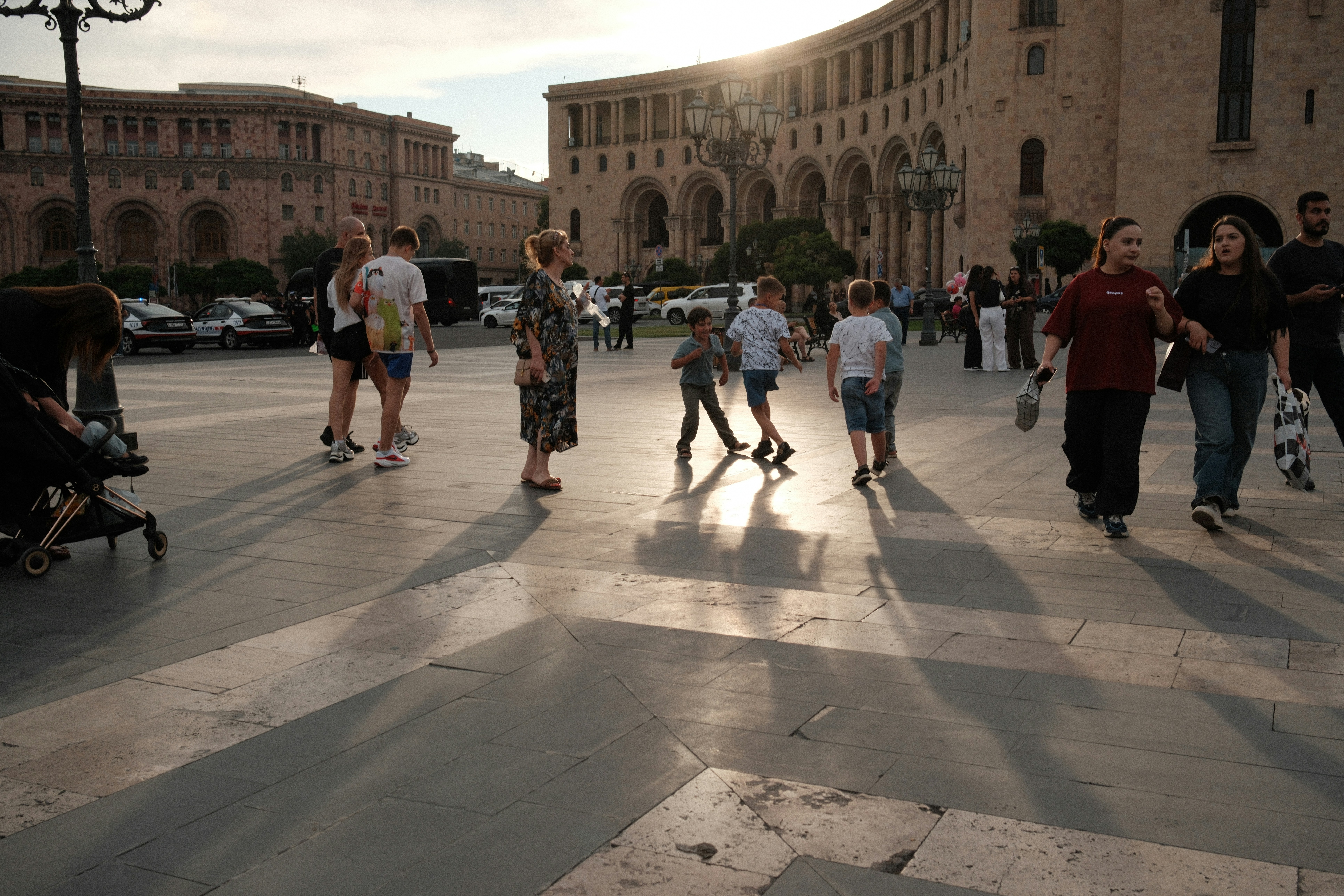 Evening Parade in the Mosaic Piazza