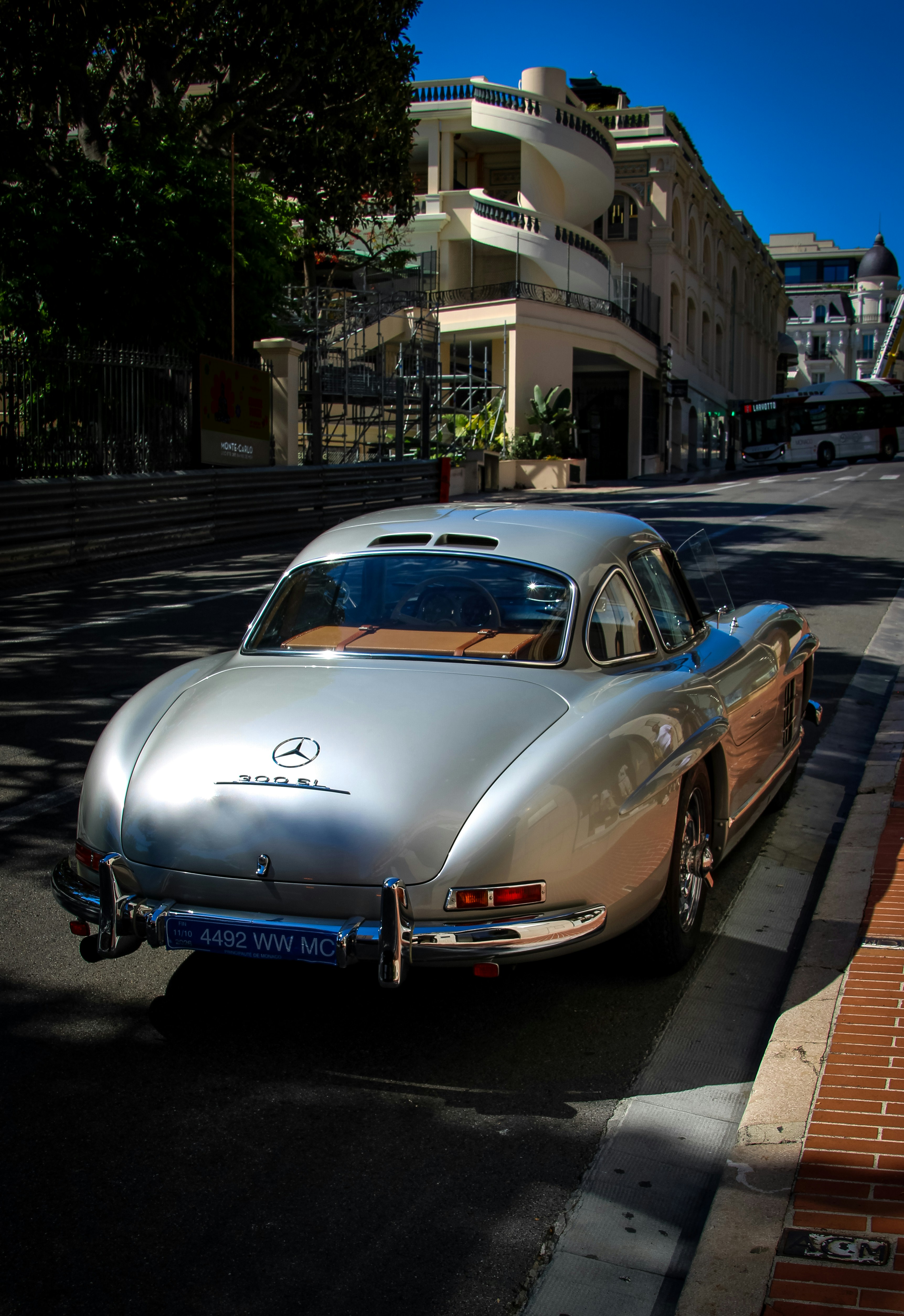 Shiny Retro: A Mercedes-Benz Coupé Resting on a French Street