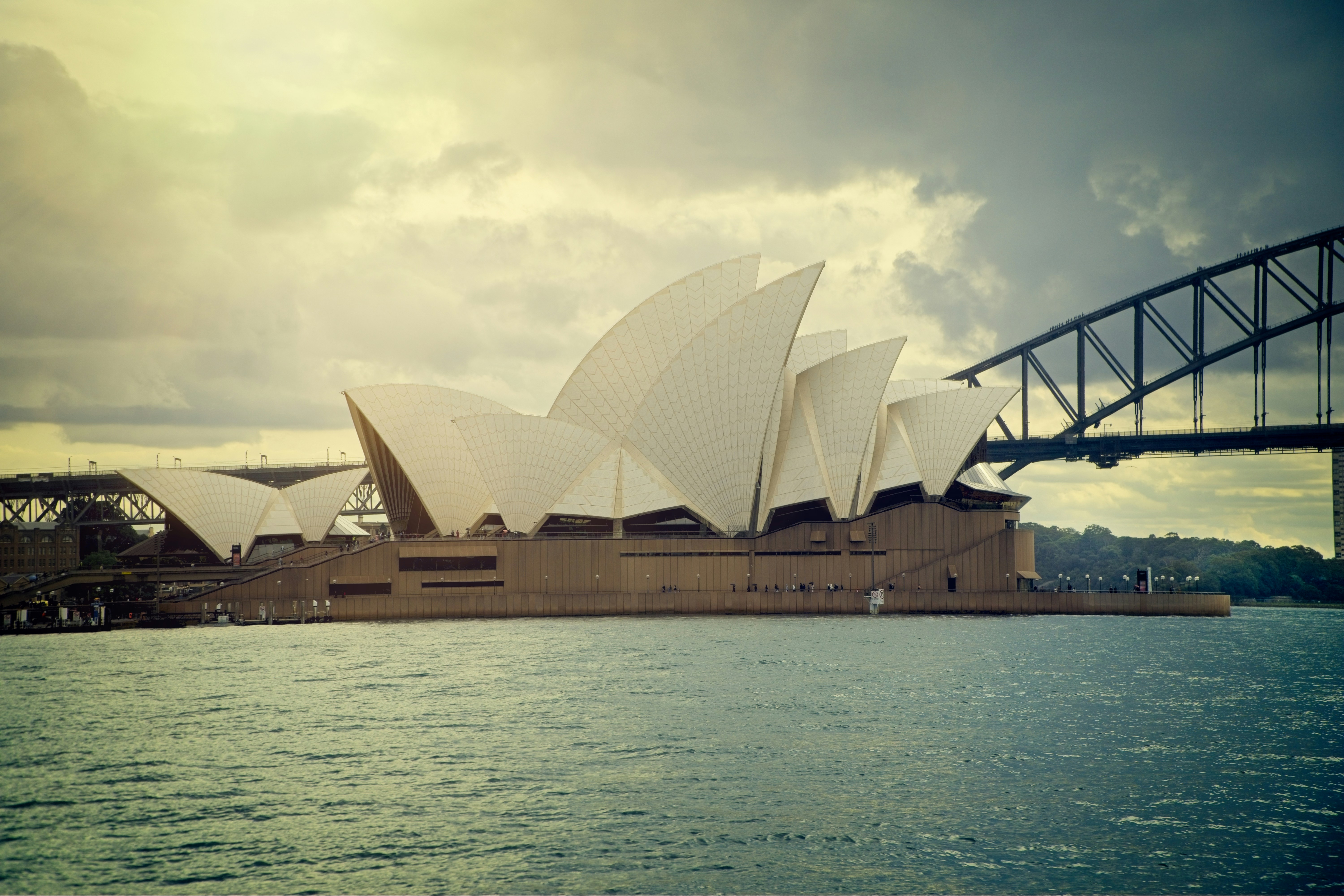 Symphony of Tiles and Water: Sydney Opera House from the Harbour
