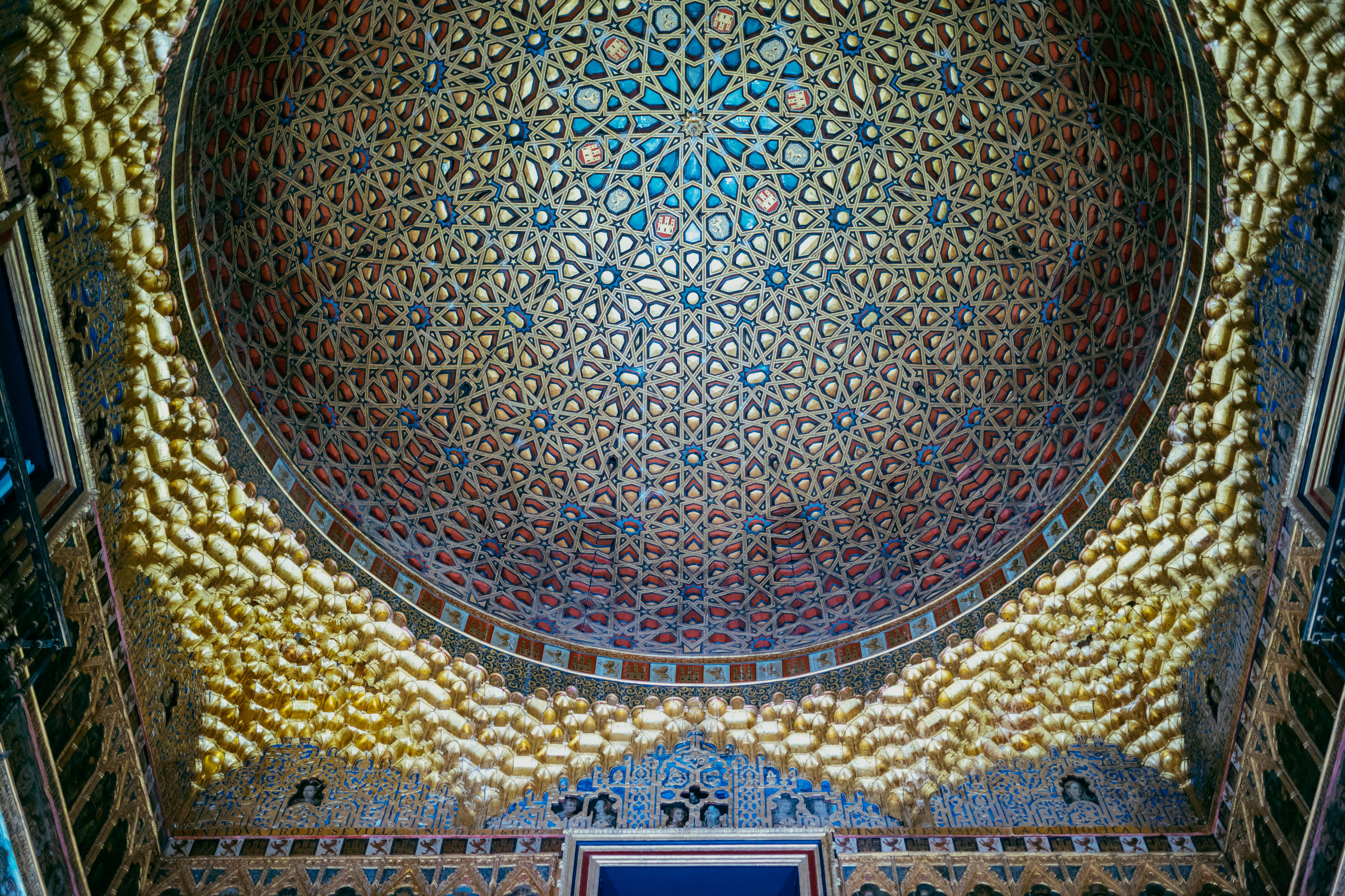 Persian Dome: A Kaleidoscope of Tiles and Light