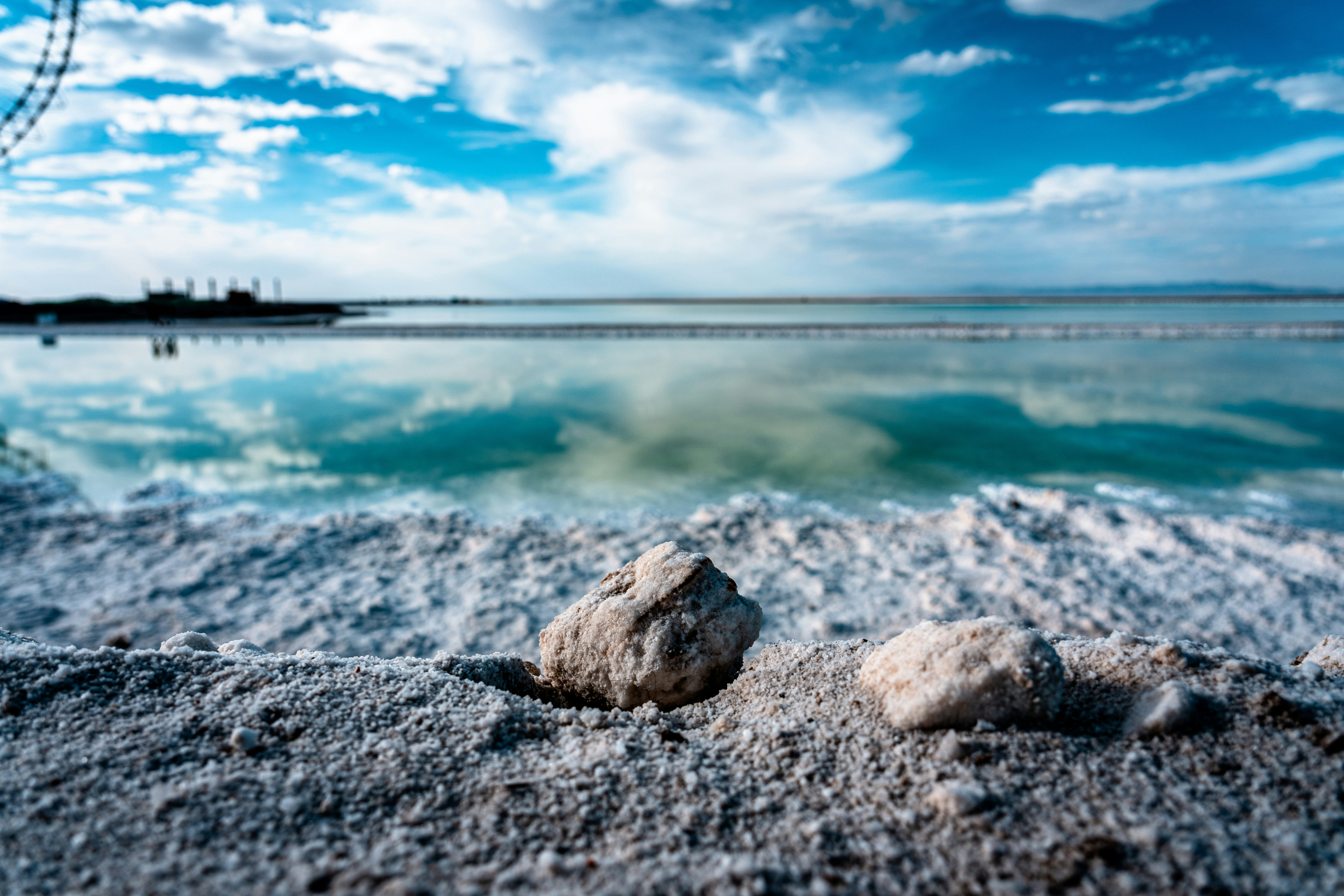 Pebble Edge: A Quiet Moment by the Salt Lakefront