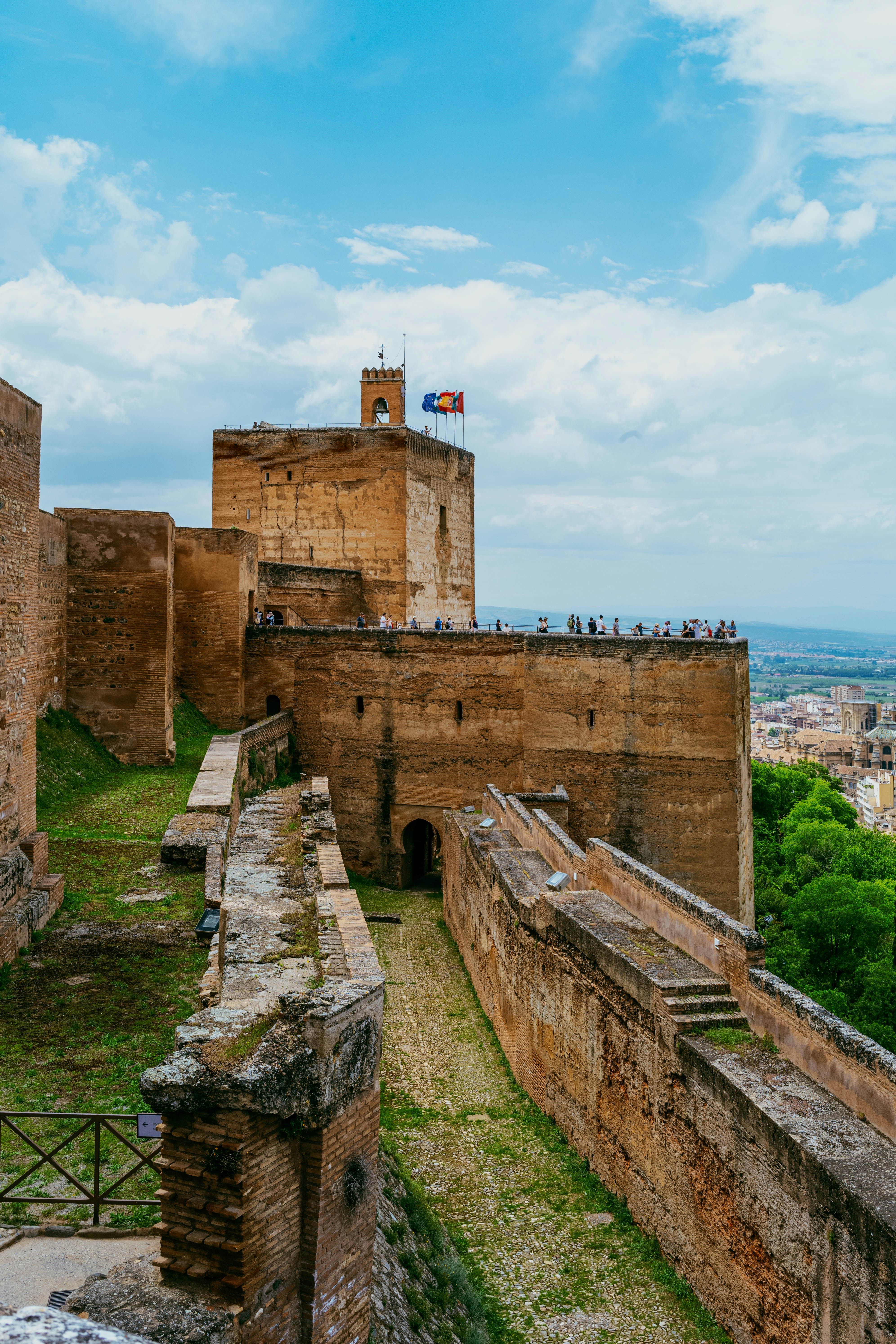 Stone Fortress Overlooking the Valley