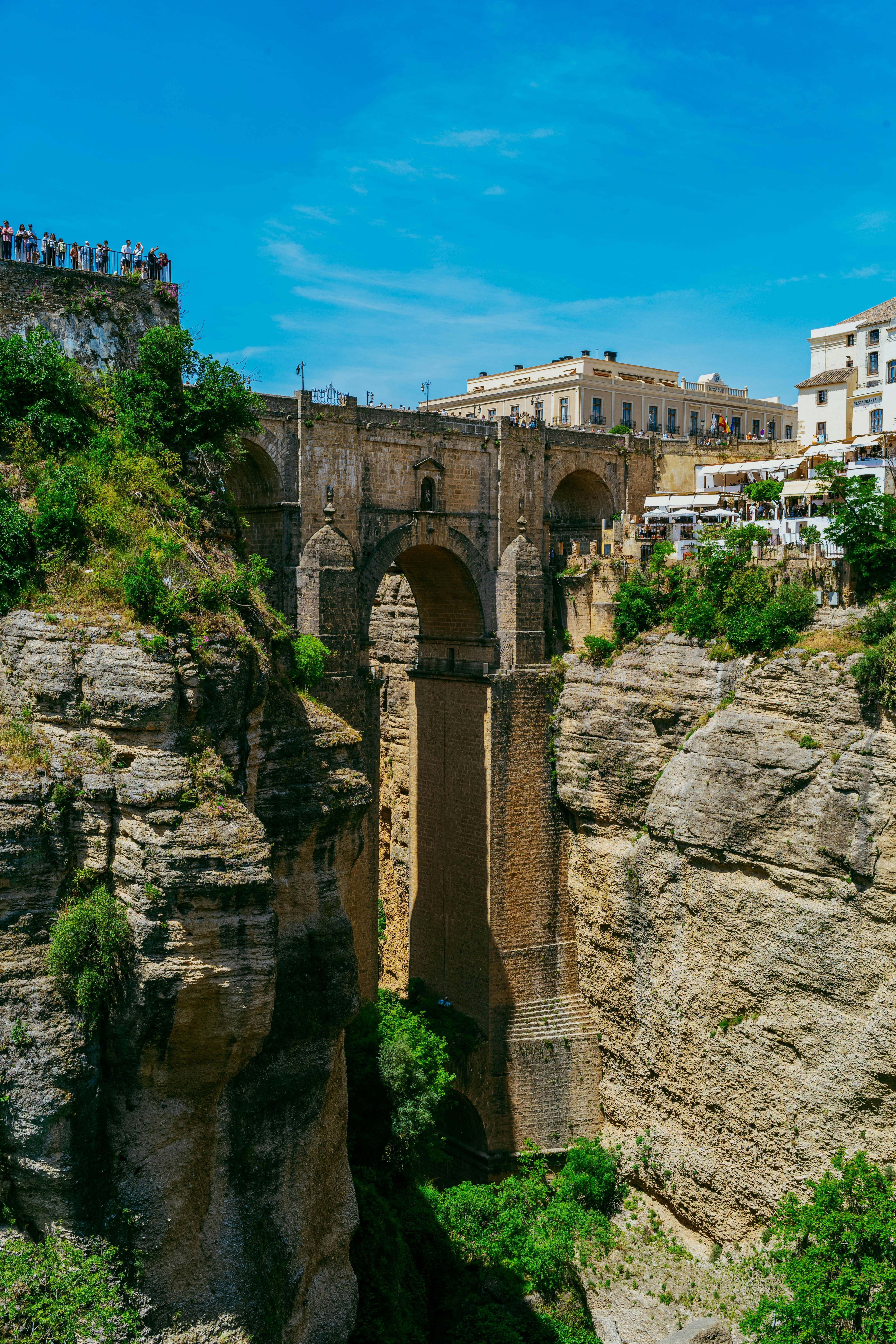 Ancient Ponte Nuovo: A limestone arc spanning a dramatic gorge