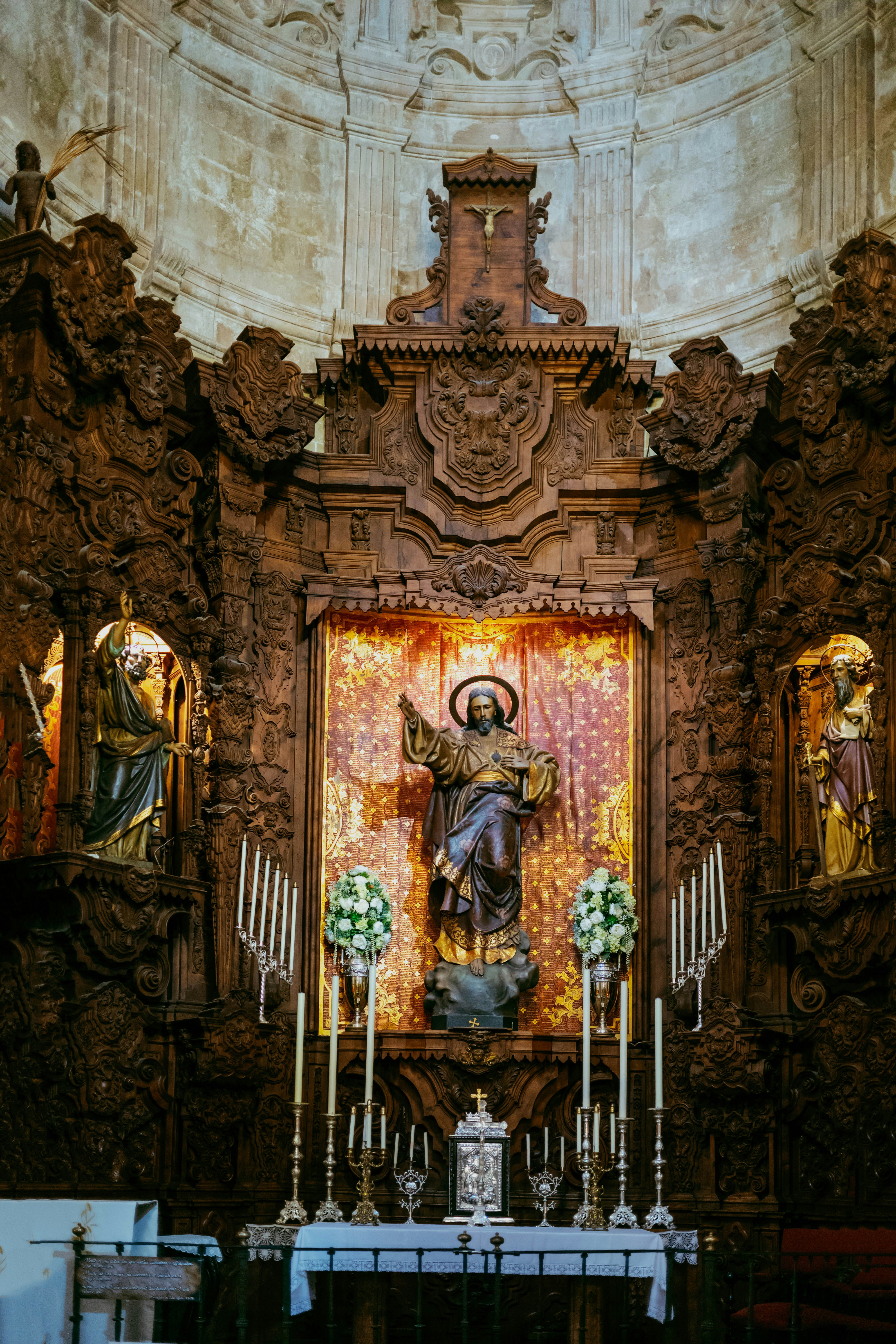 Carved Choir of Light: The Sacred Altar at Center Stage