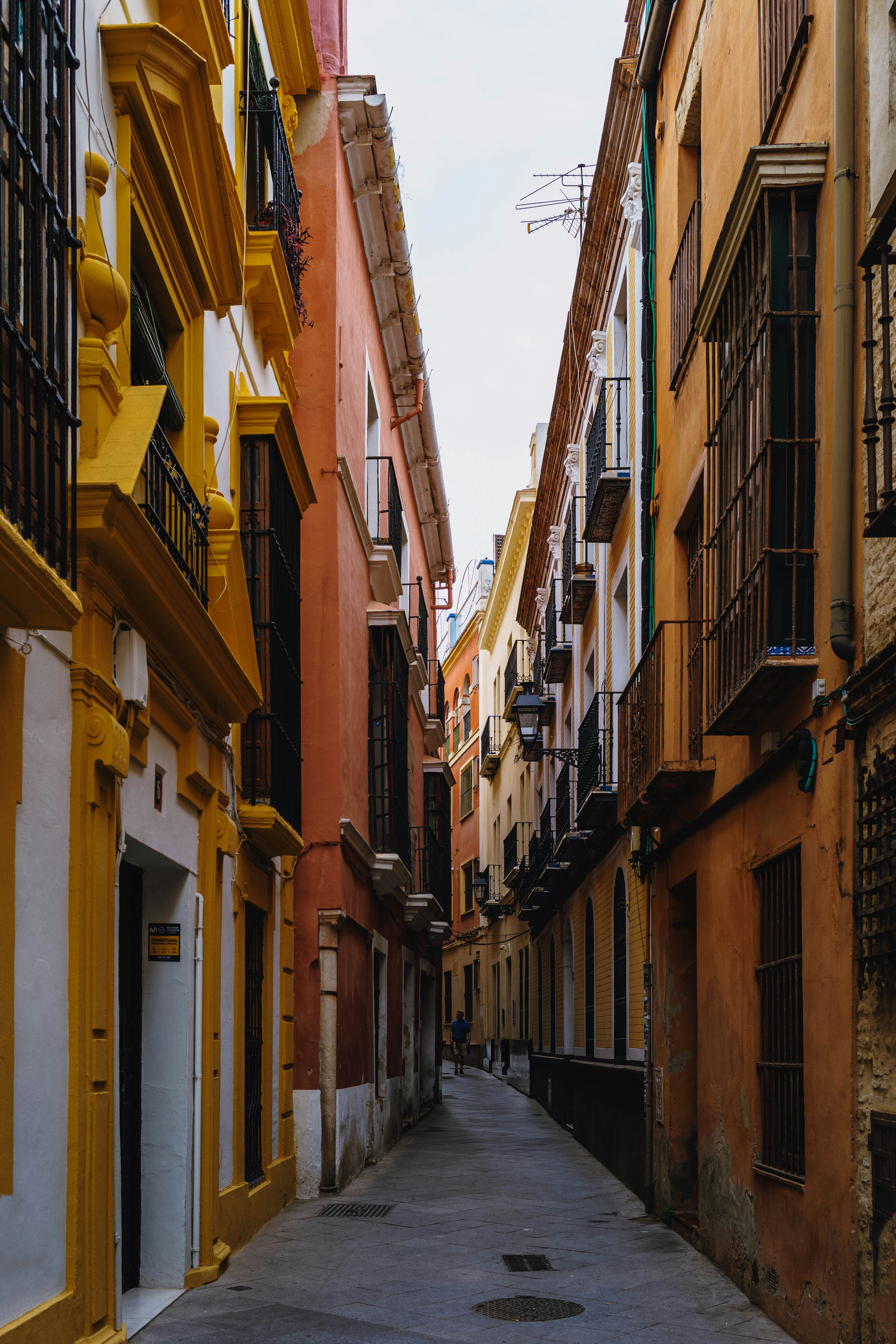 Colorful Calleja: A Narrow Spanish Alley Bends Toward Light