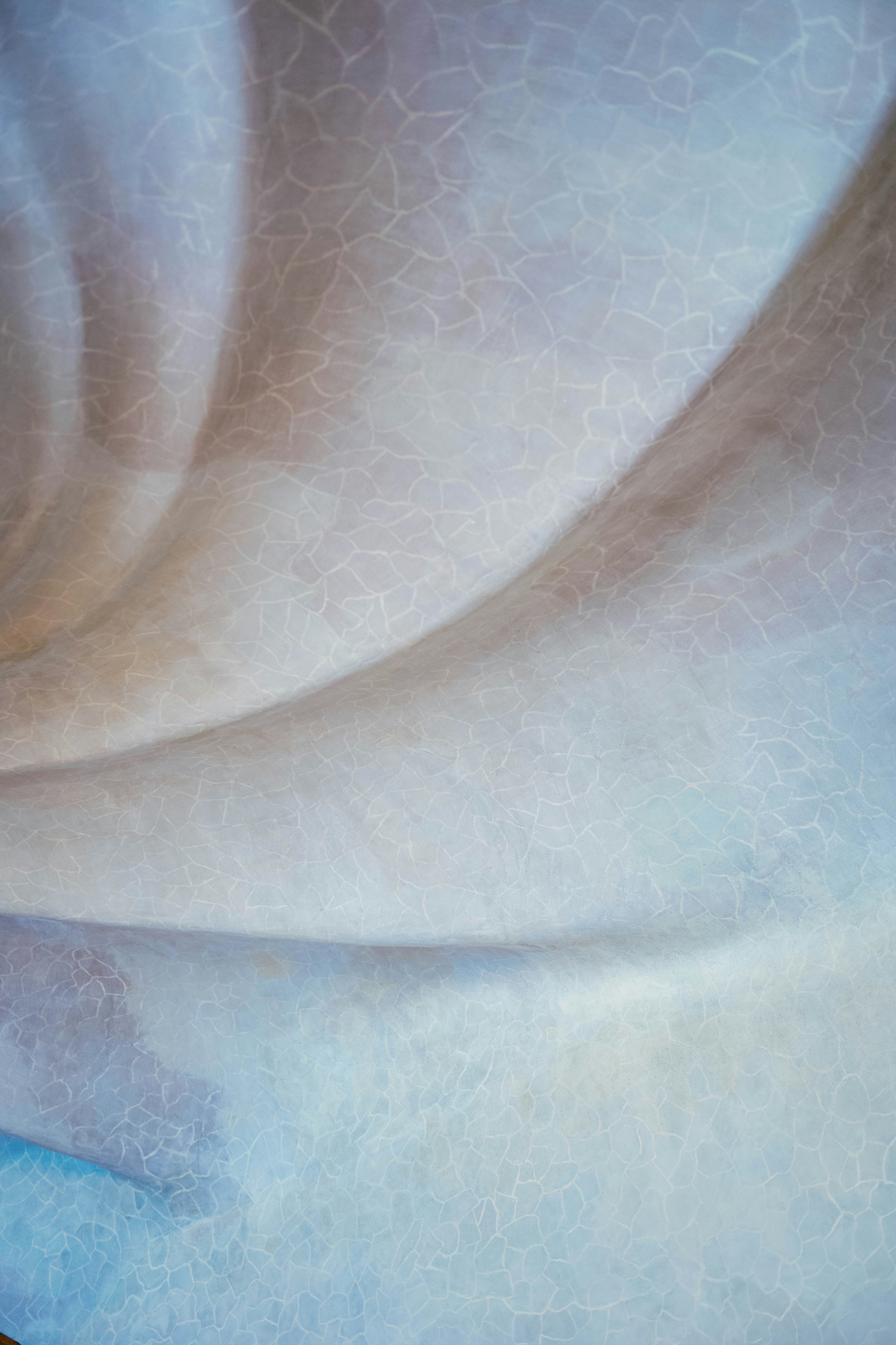 Cracked Glasslight: A Close-Up of Iris-like Texture
