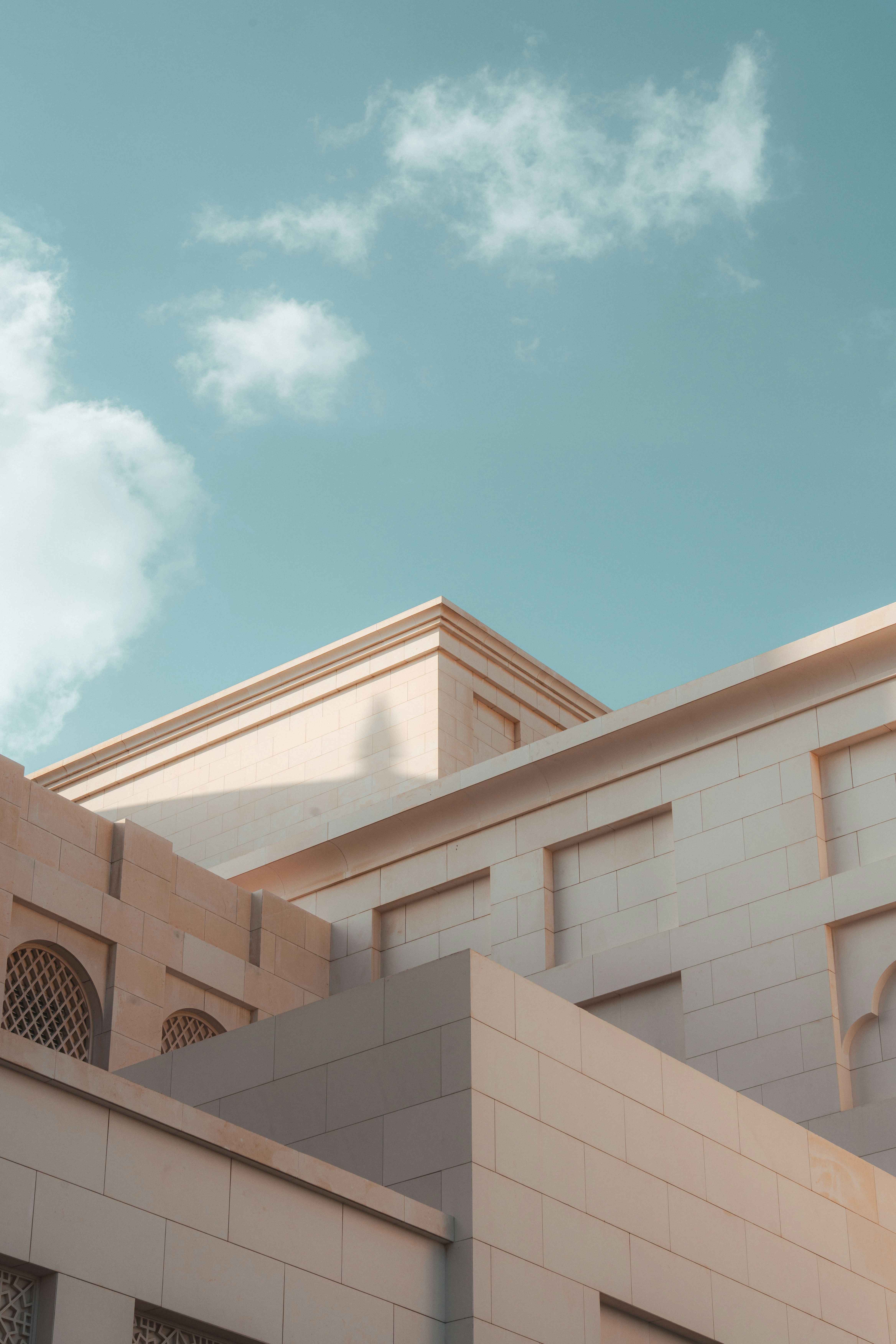 Soaring Facades under a Crown of Sky