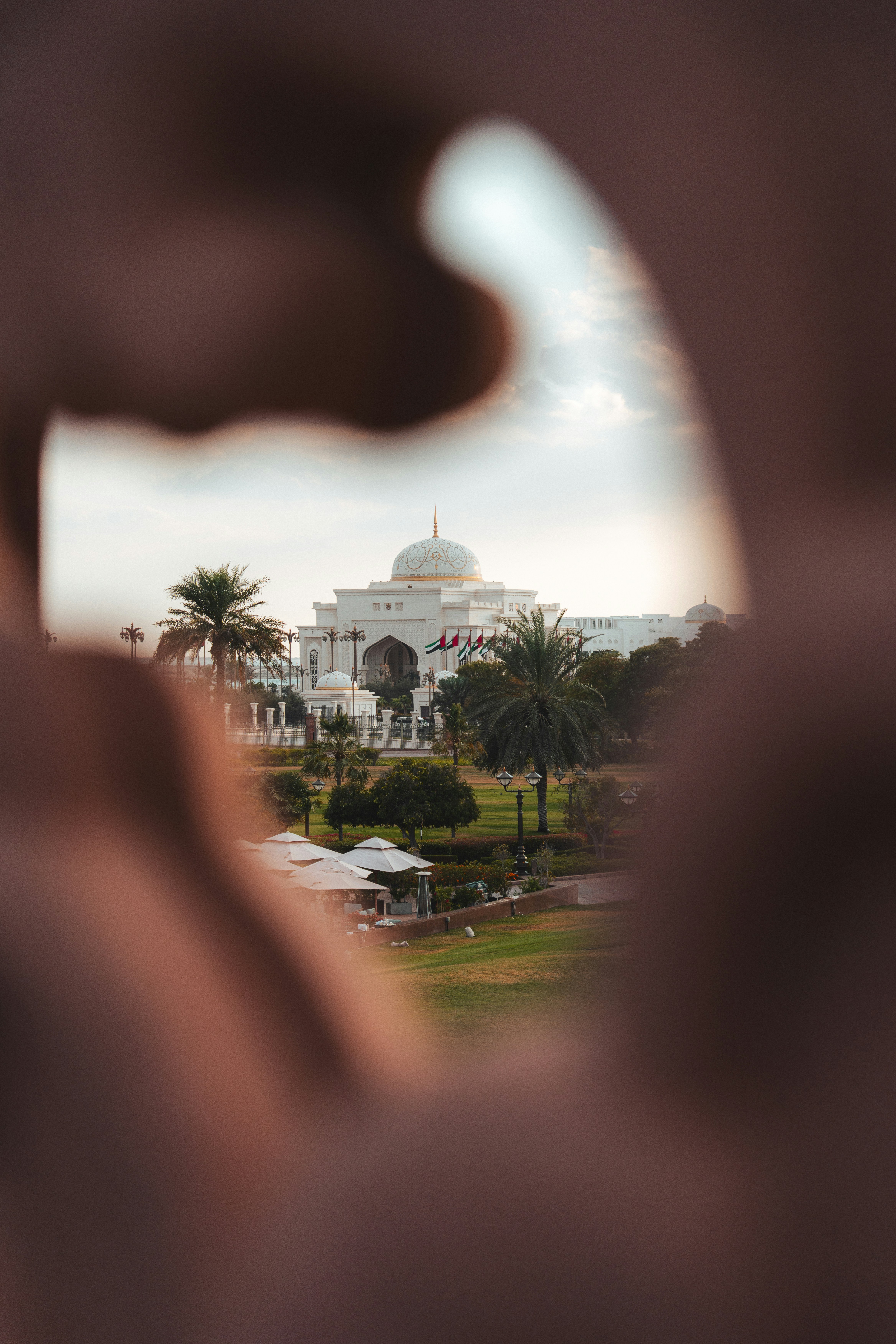 Opening Through a Frame: A Palace Park View