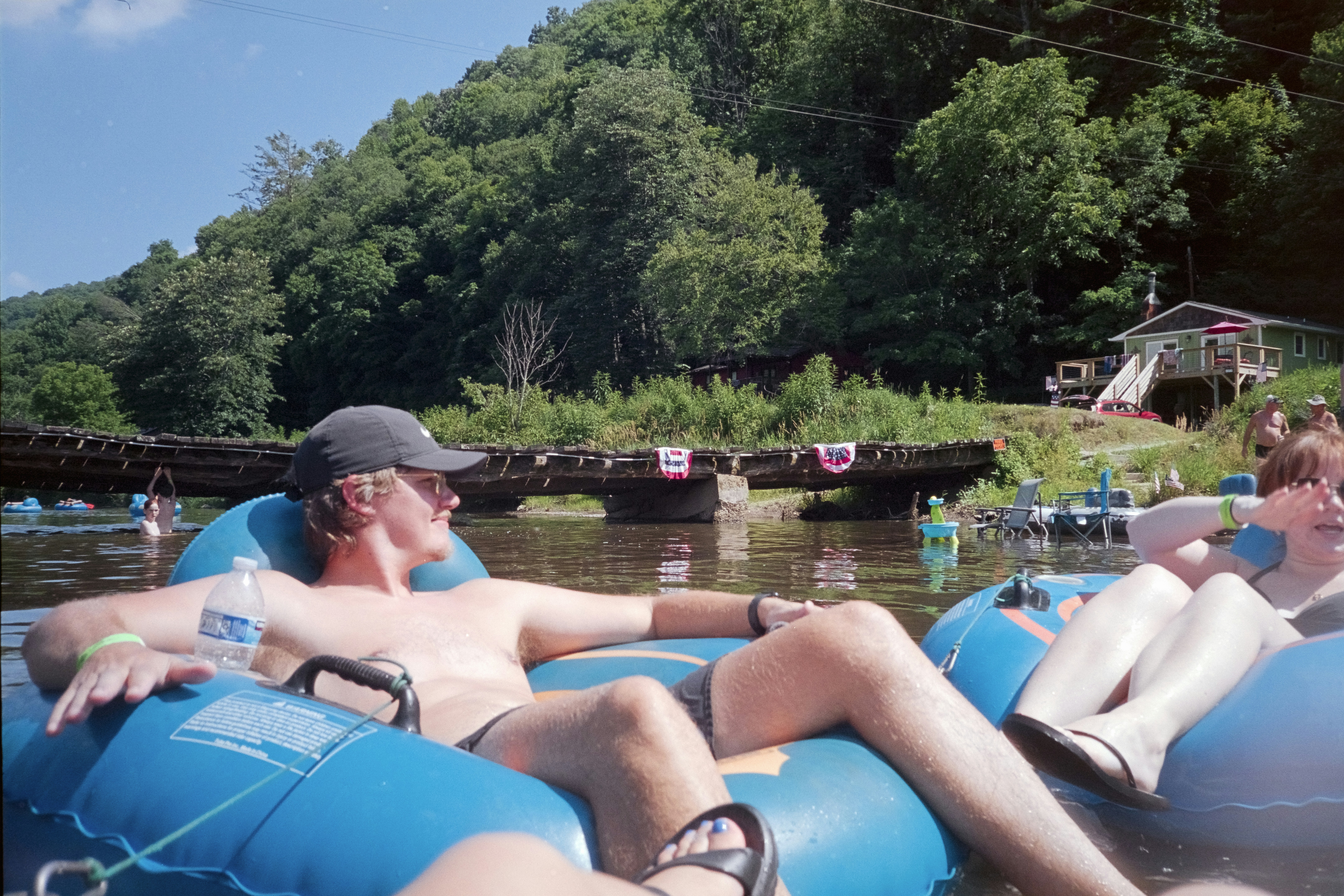 Floating Escape: Summer River Drift with Friends