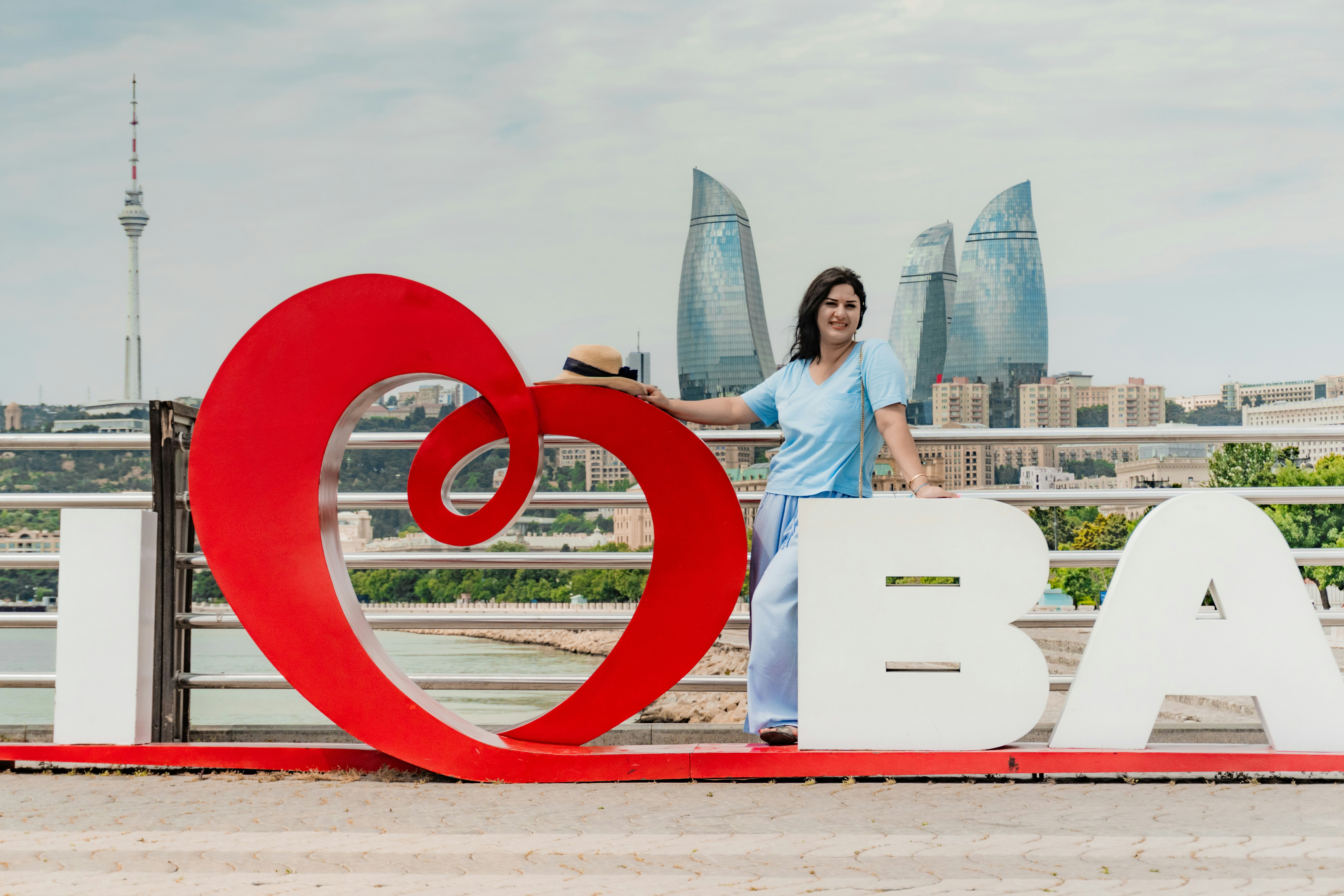A Posing Moment by the Waterfront Letters