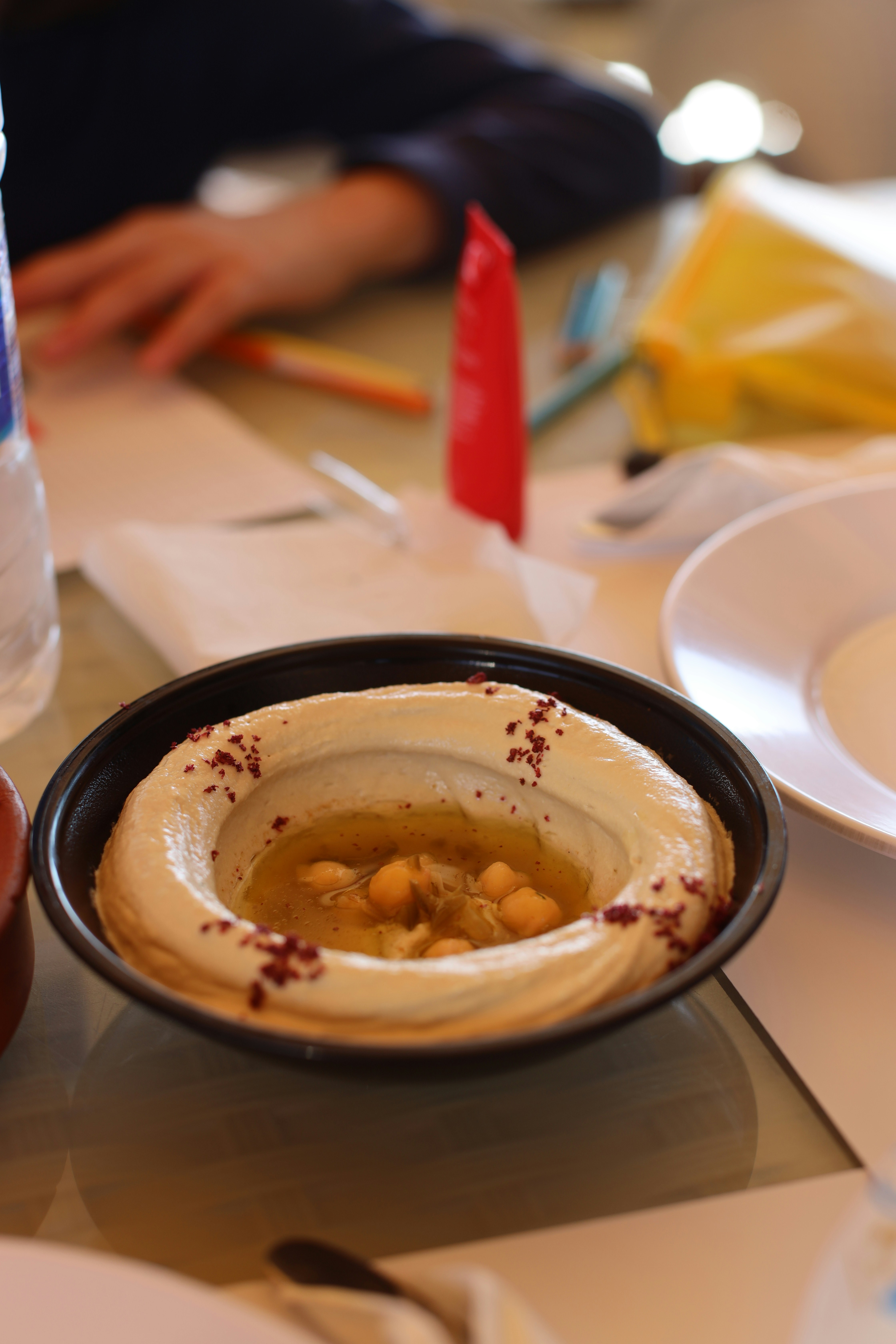 Hearth of Cream: A Bowl of Hummed Delicacy at Tabletop Glow