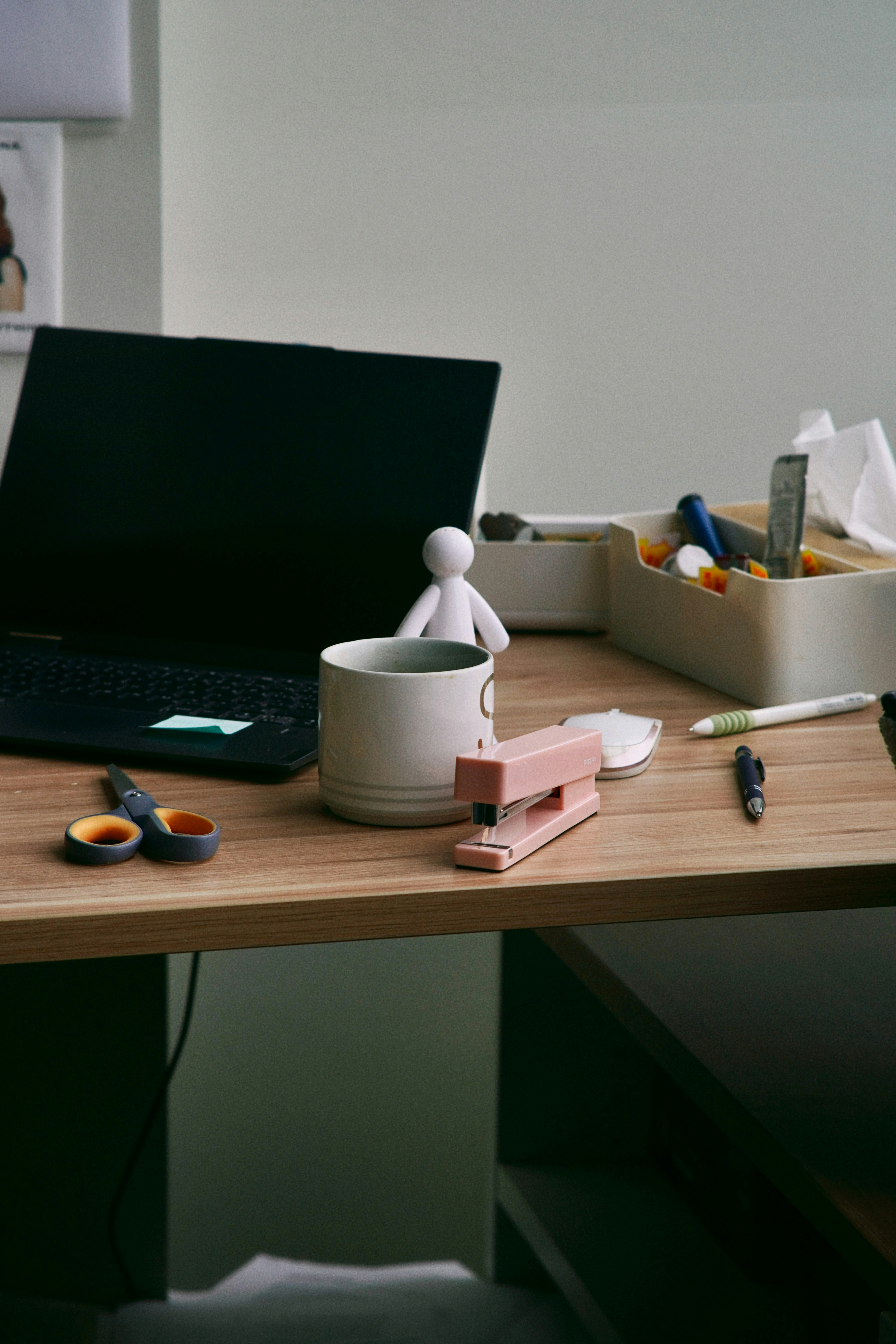 Miniature Studio: A Quiet Desk Scene with Craft Tools
