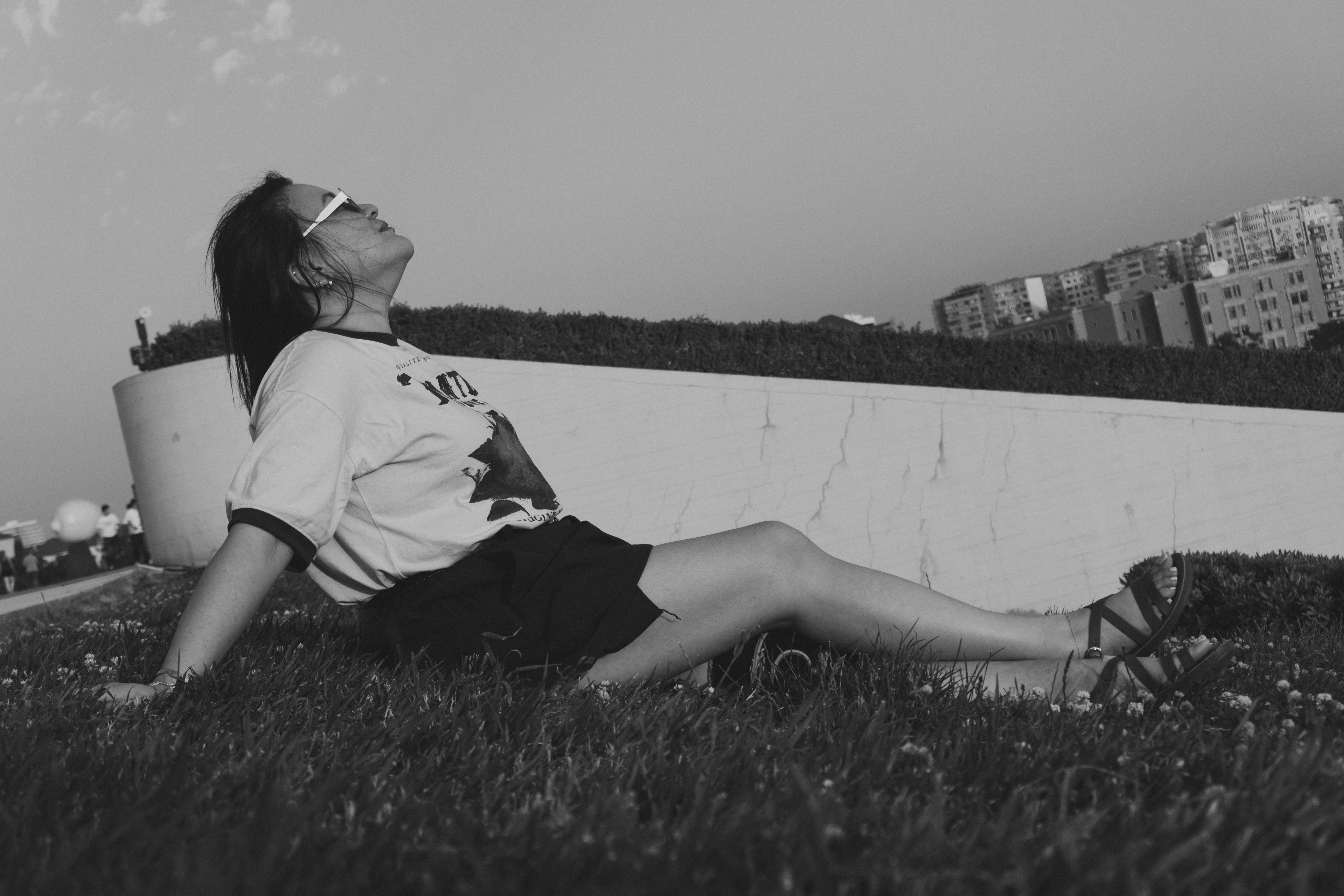 Sunlit Lullaby: A Quiet Recline by the Curved Wall