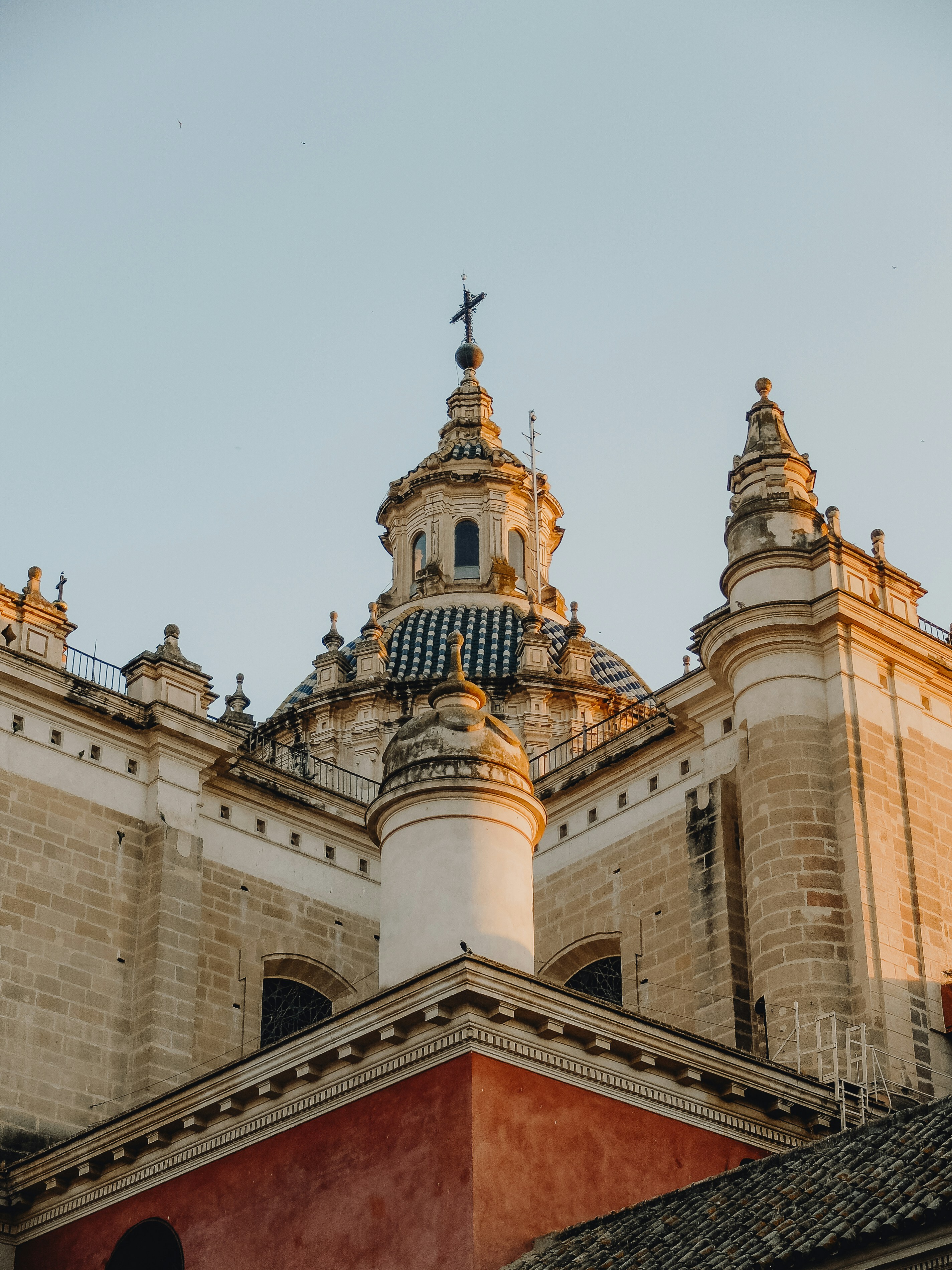 Cathedral Dome in Warm Evening Light