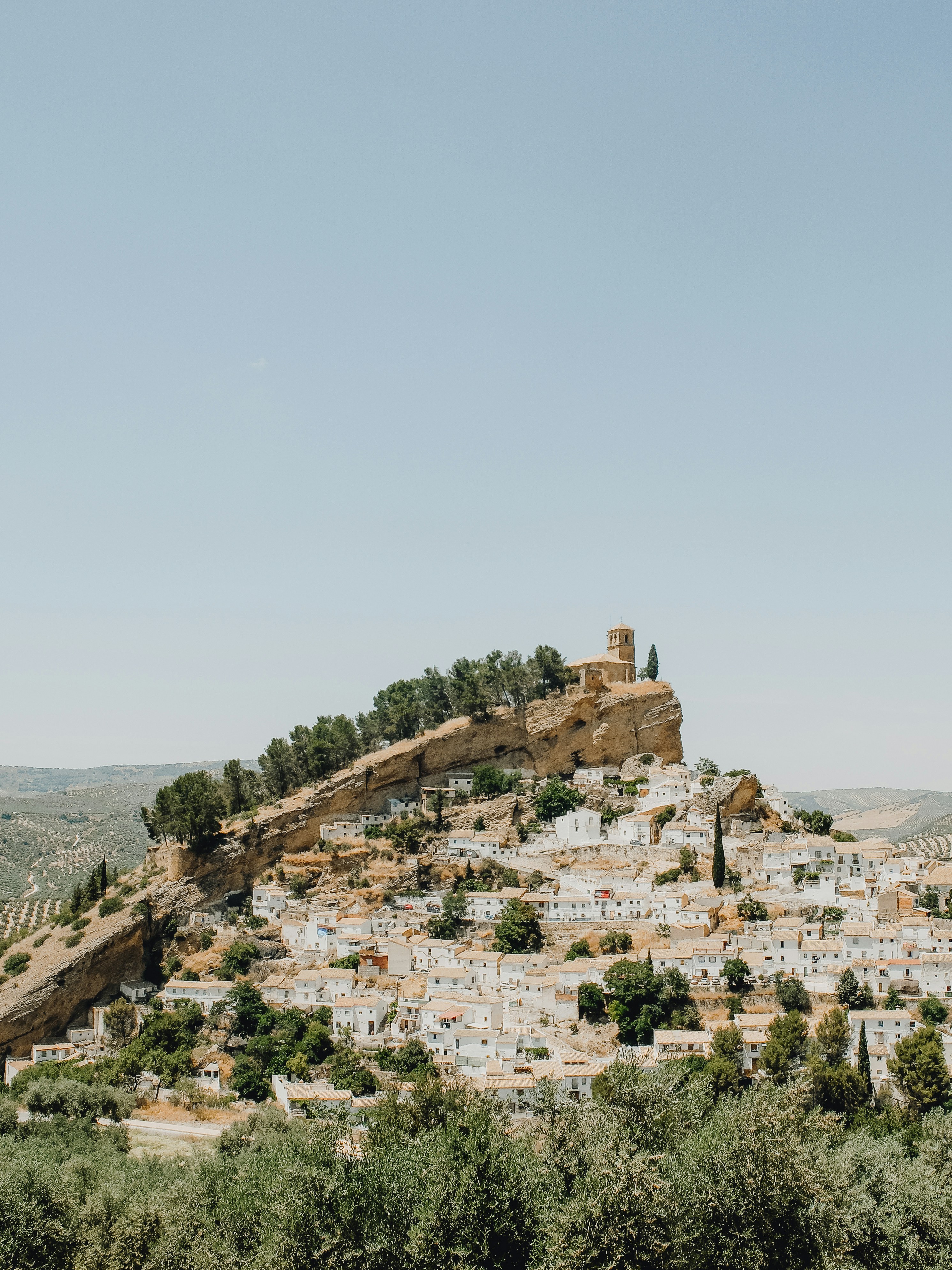 Castle on the Hill: An Ancient Town Crowned by Stone and Sky