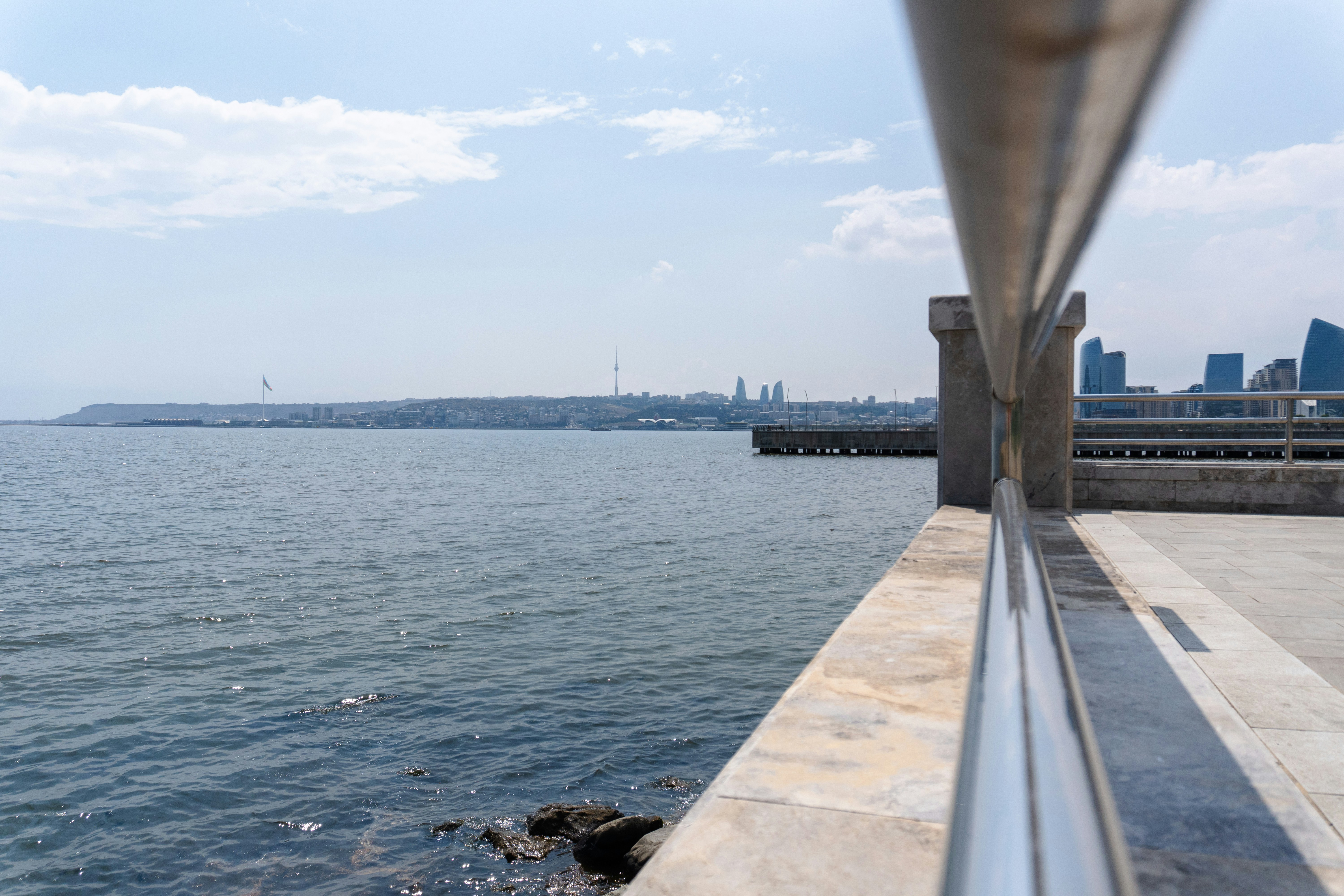 Rooftop Rail to the Horizon