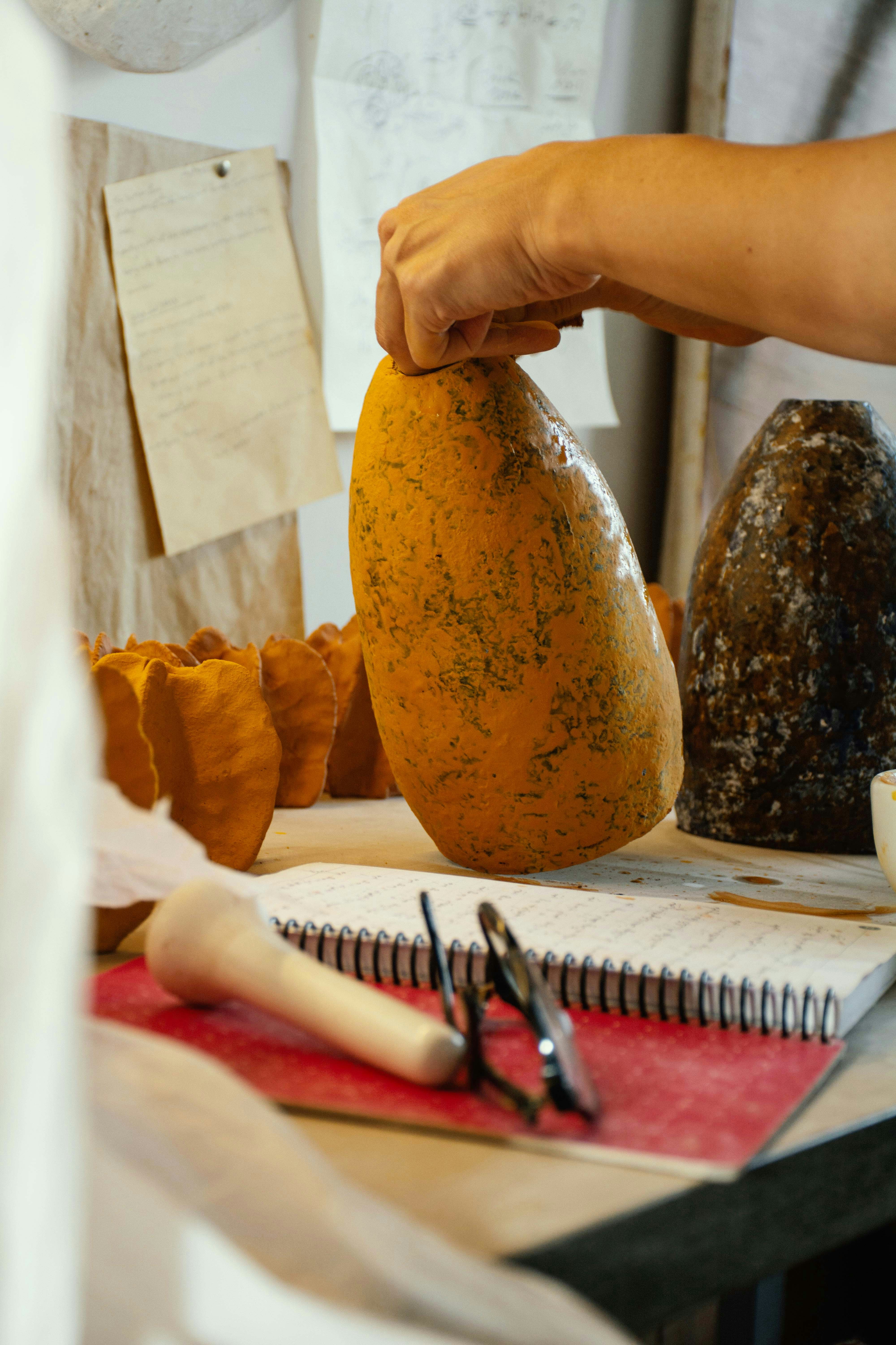 Hands Raise a Pumpkin: Crafting in a Studio of Small Details