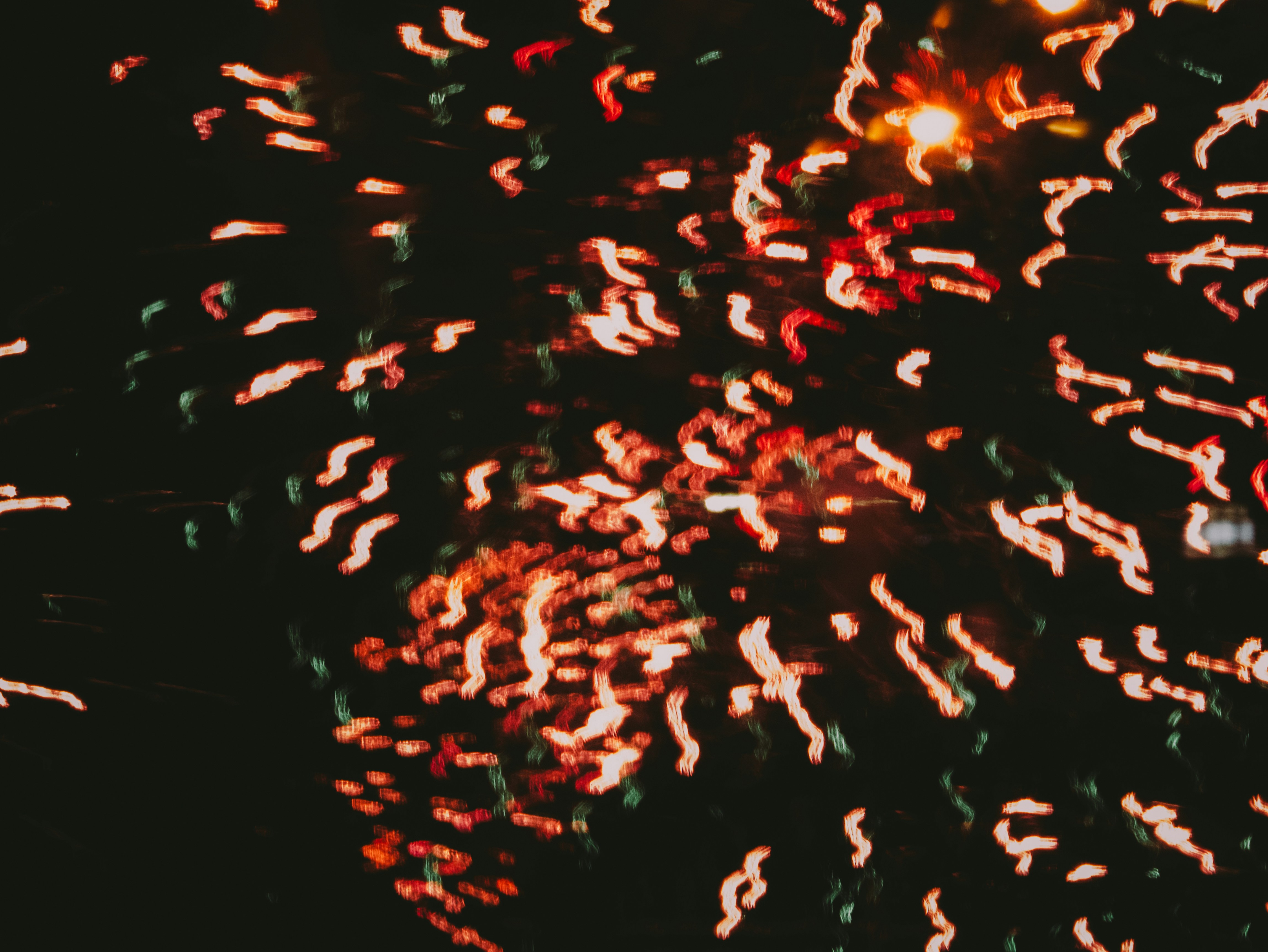 Midnight Sparks: A Shower of Warped Light