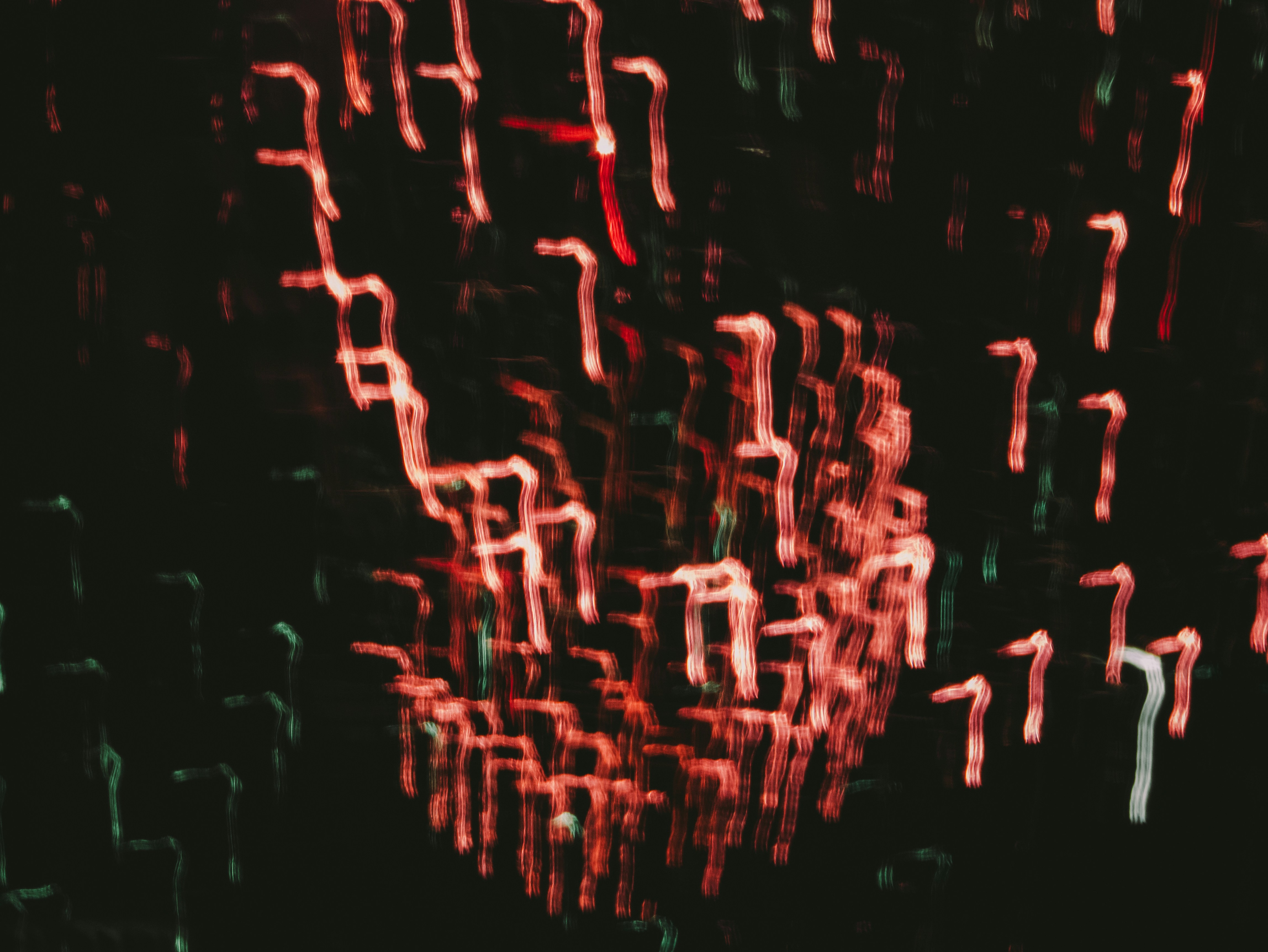 Neon Ripples: Fractal Fire in a Dark Studio