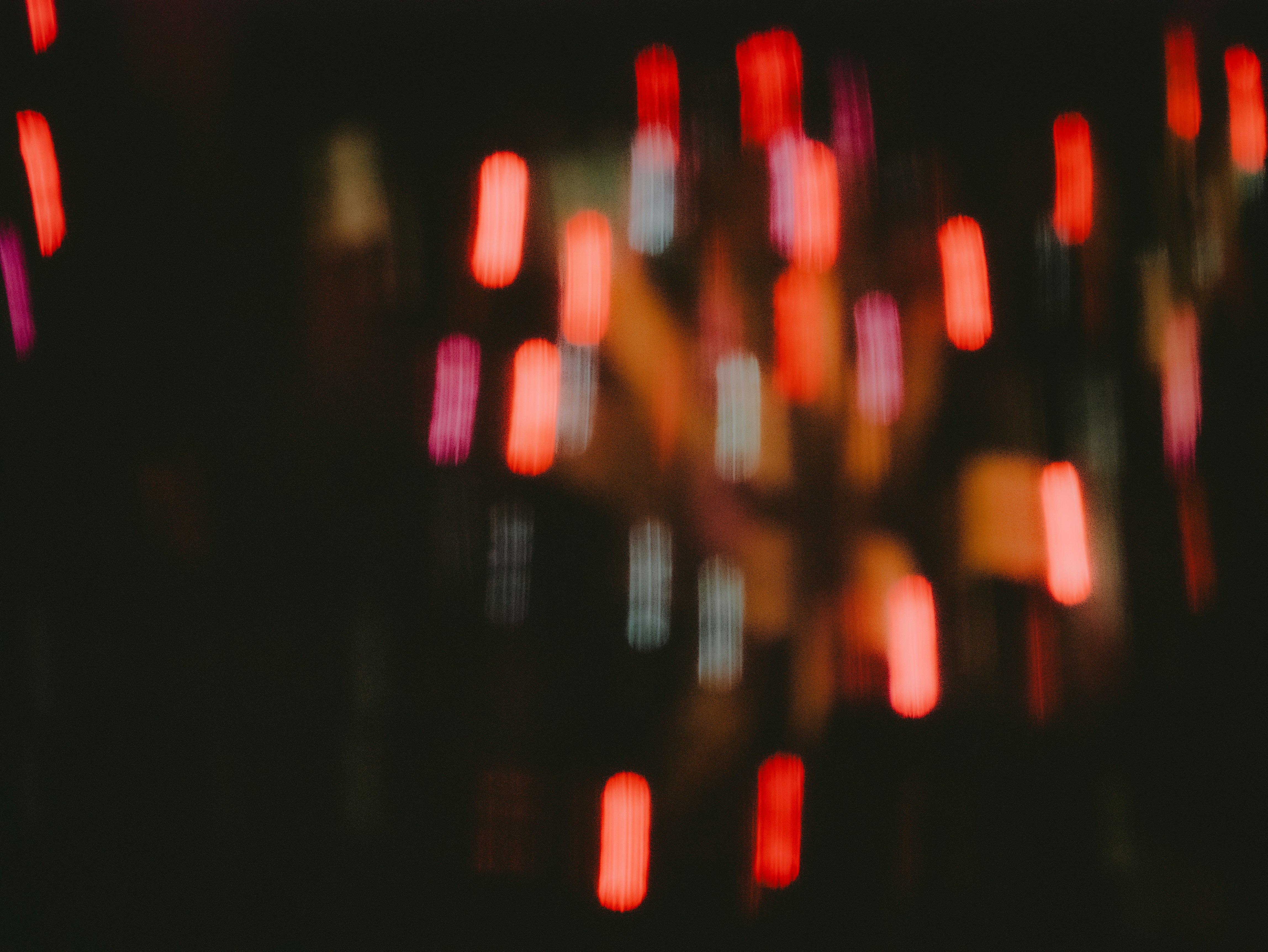 Dancing Flares in Midnight Urban Glow