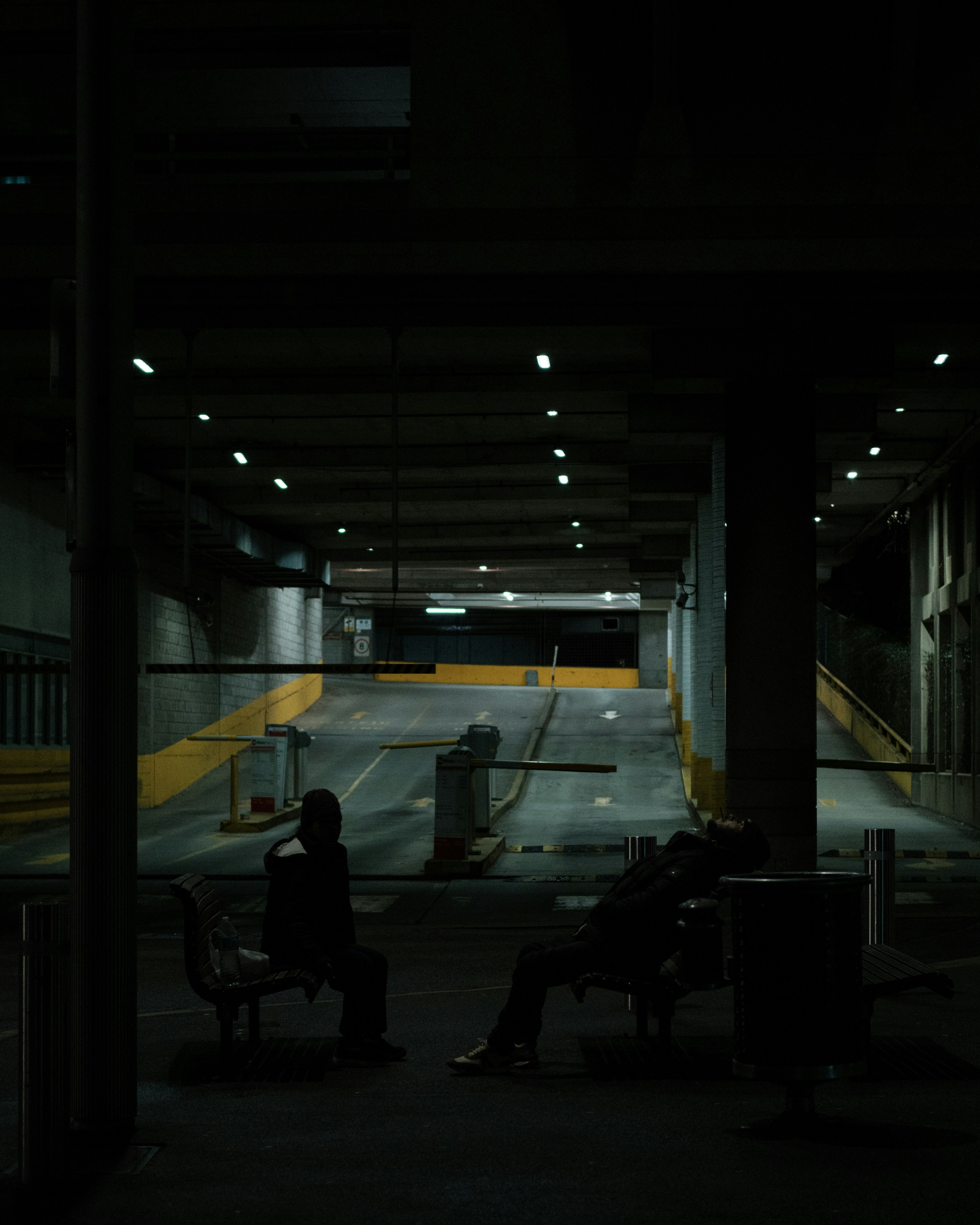 Silent Wait in the Underground Terminal
